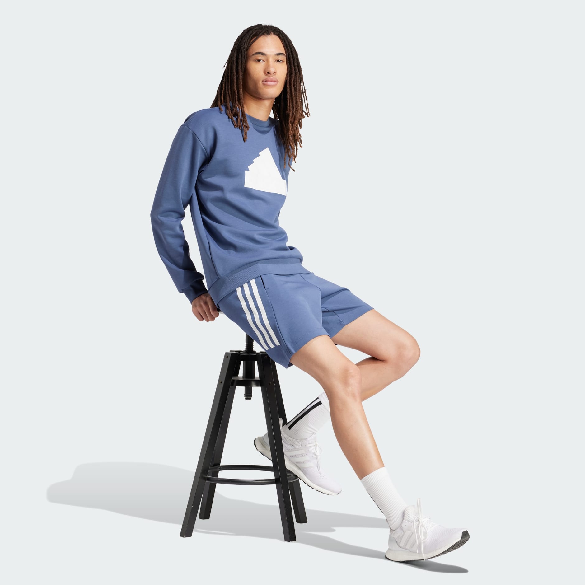 adidas Future Icons 3-Stripes Shorts - Blue | adidas KE