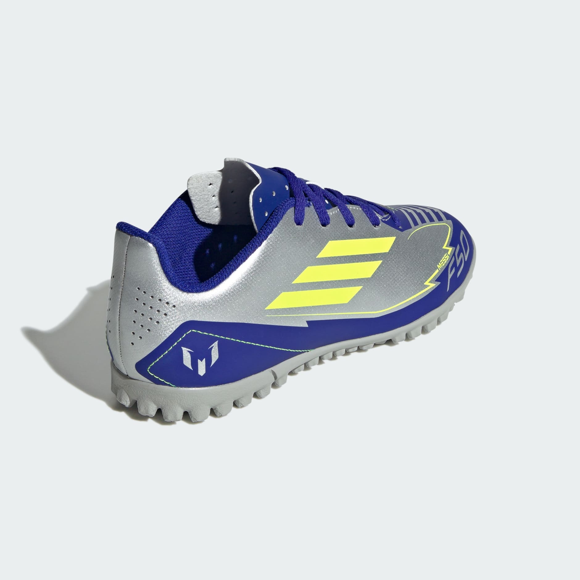 adidas F50 Club Messi Turf Boots Kids - Silver | adidas UAE