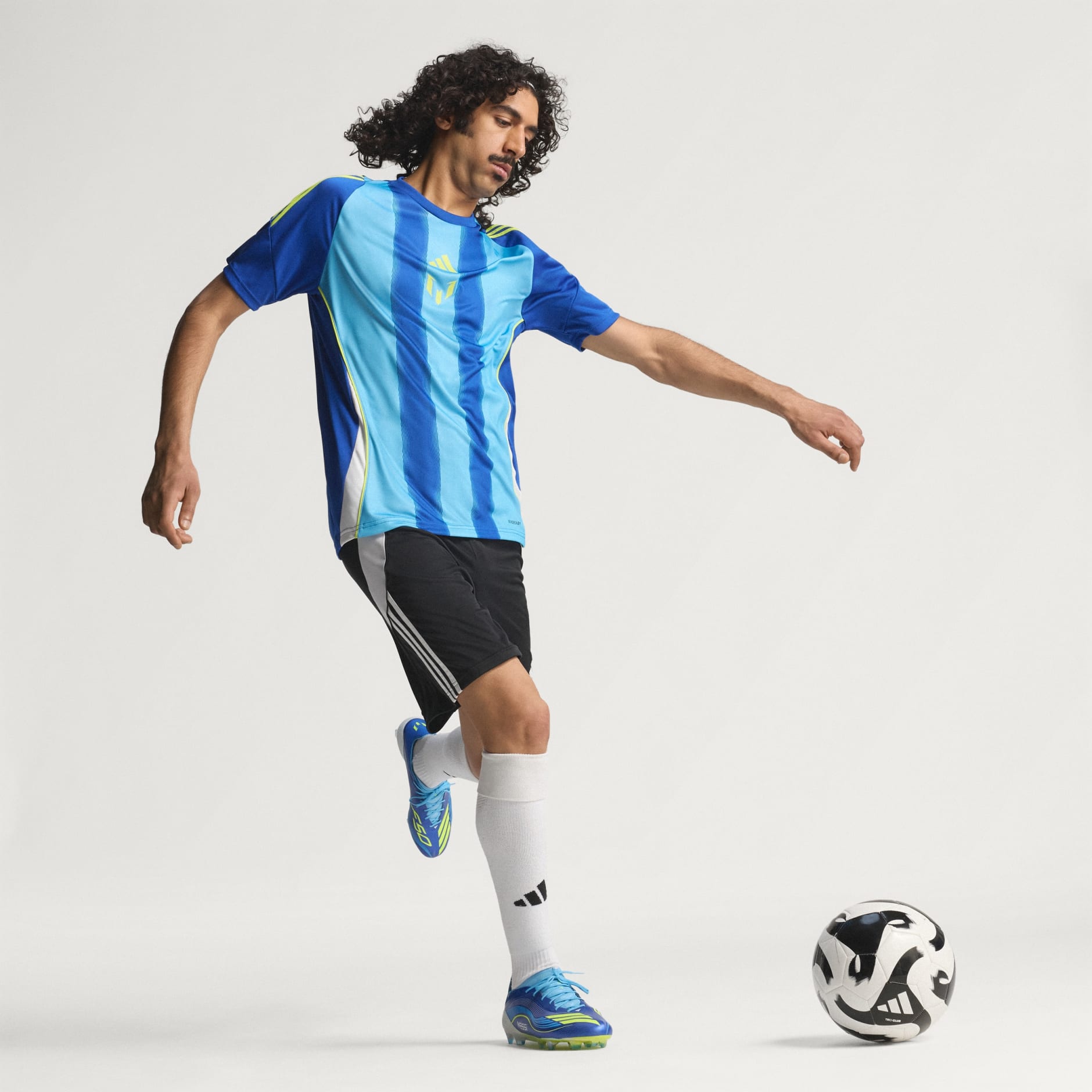 Clothing - Messi Training Jersey - Blue | adidas Oman