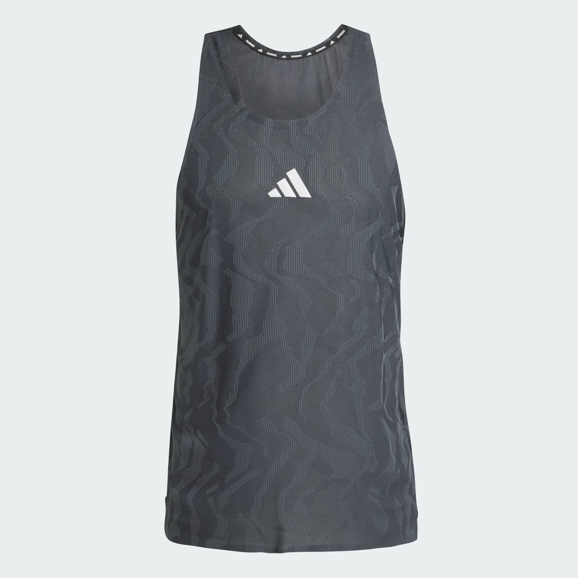 adidas Ultimate Running Engineered CLIMACOOL+ Tank Top - Black | adidas UAE