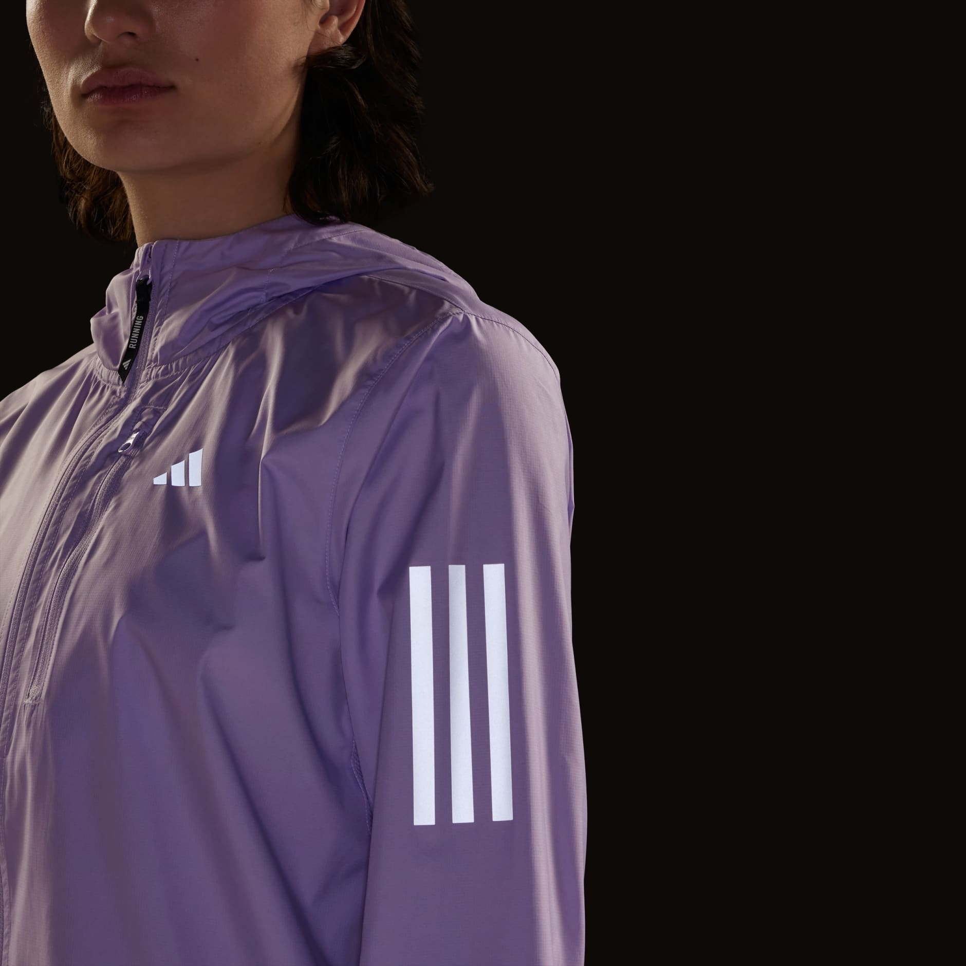 Own The Run Jacket - Purple | adidas Hong Kong