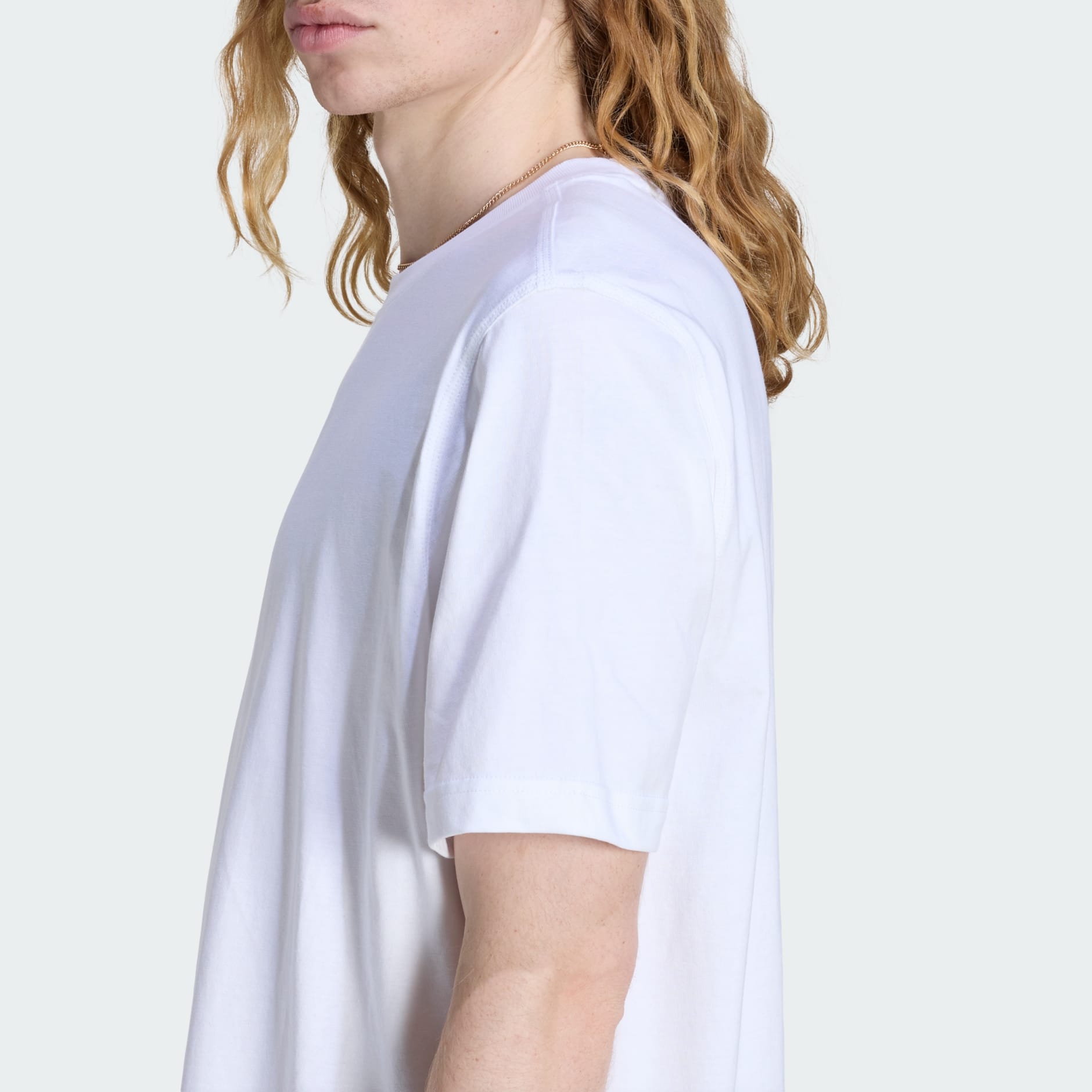 Men's Clothing - MICRO LOGO TEE - White | adidas Egypt