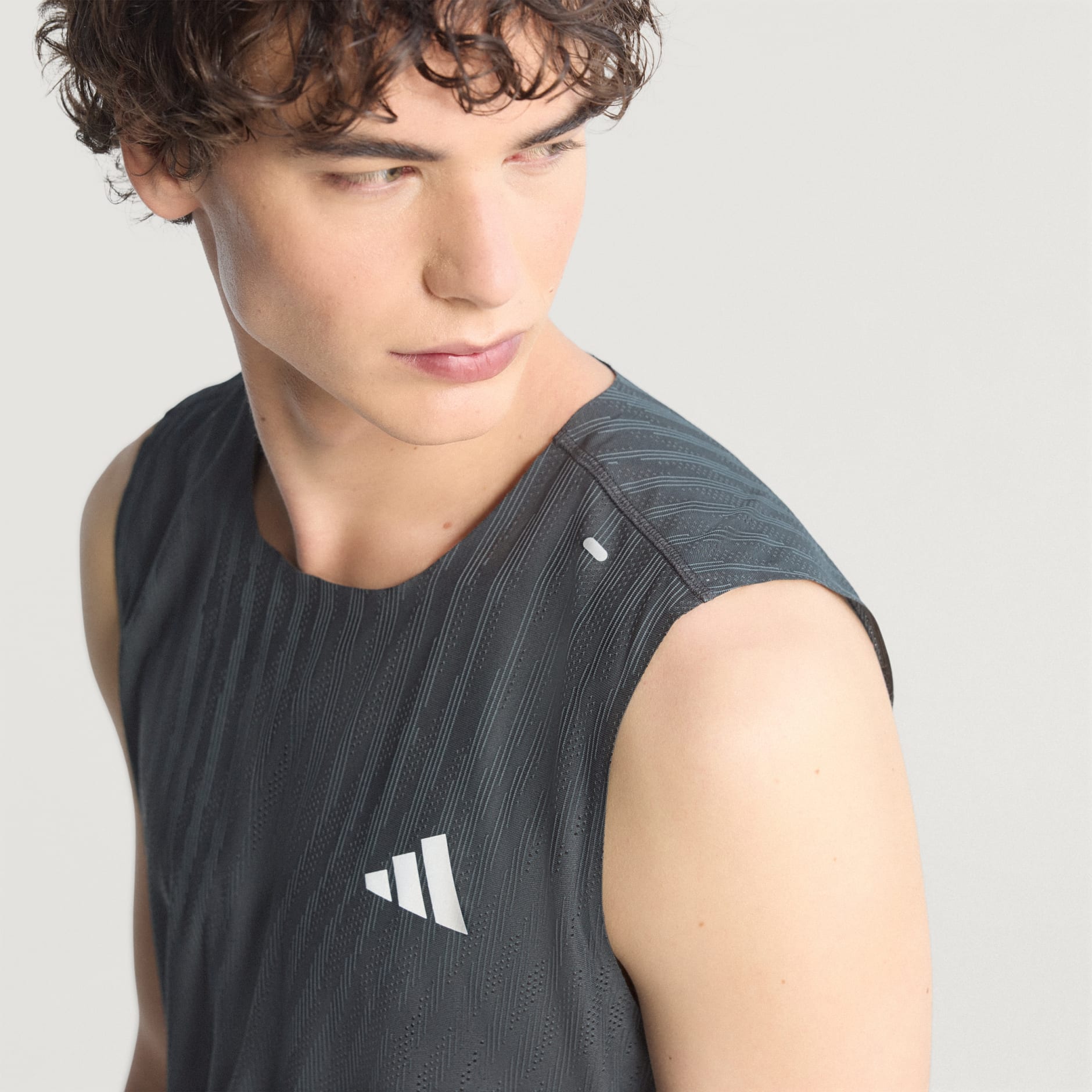 Men's Clothing - Adi365 Running CLIMACOOL+ Tank Top - Black | adidas ...