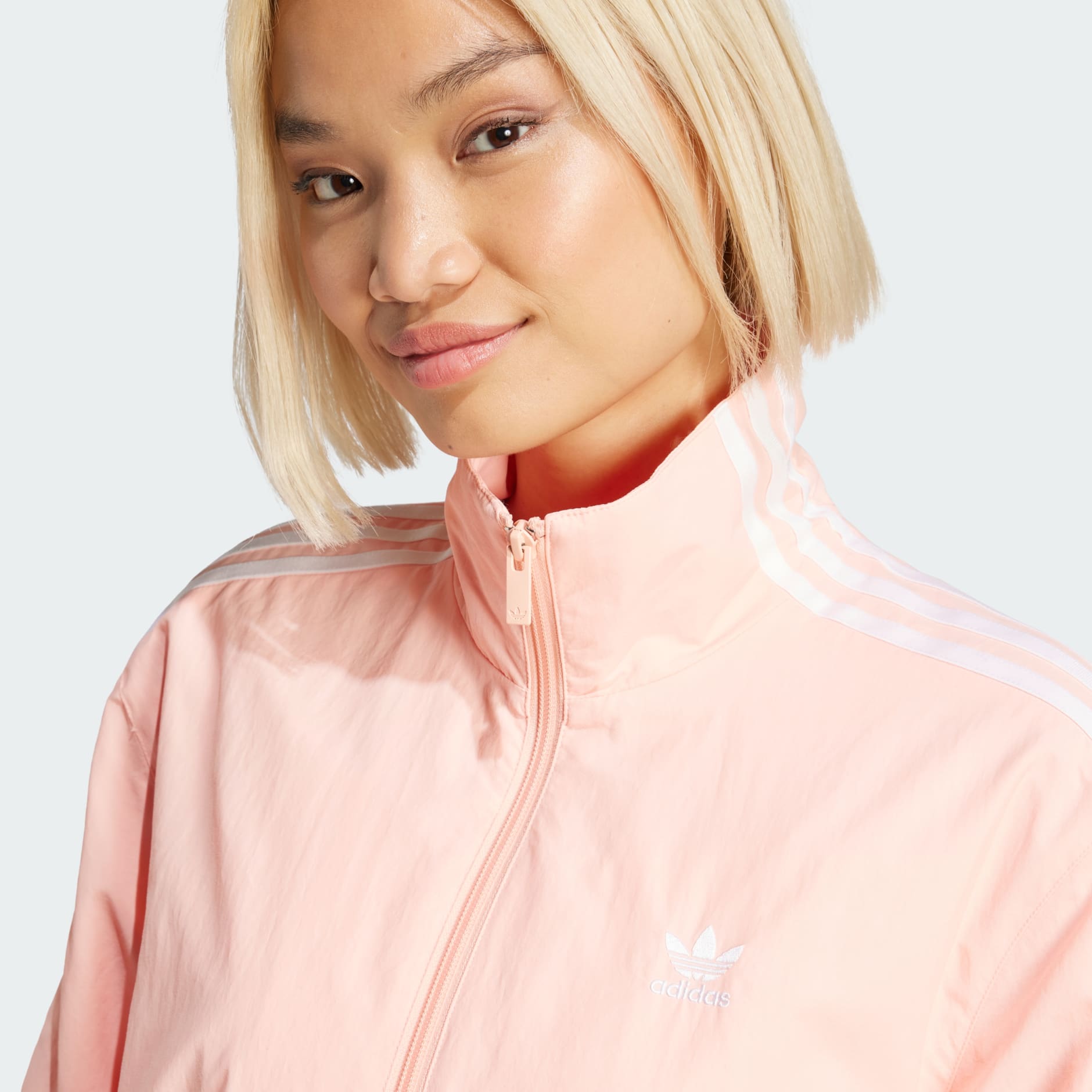 Clothing - adidas Originals Woven Track Top - Pink | adidas South Africa