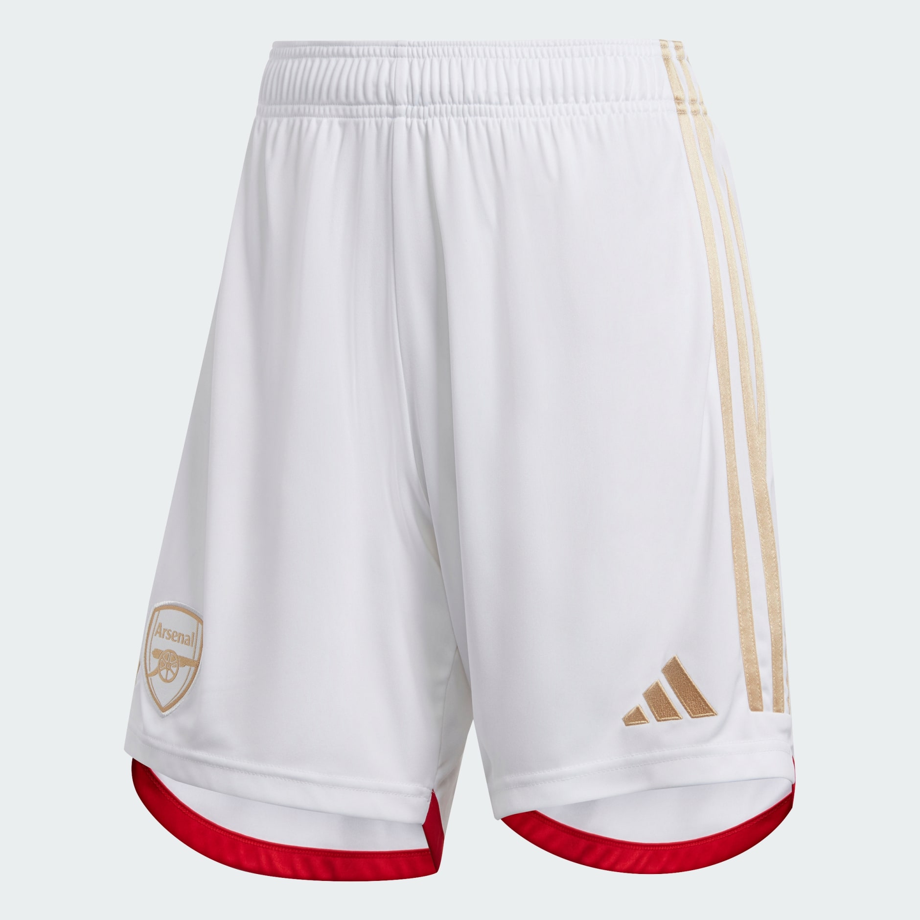 Men's Clothing - Arsenal 23/24 Home Shorts - White | adidas Egypt