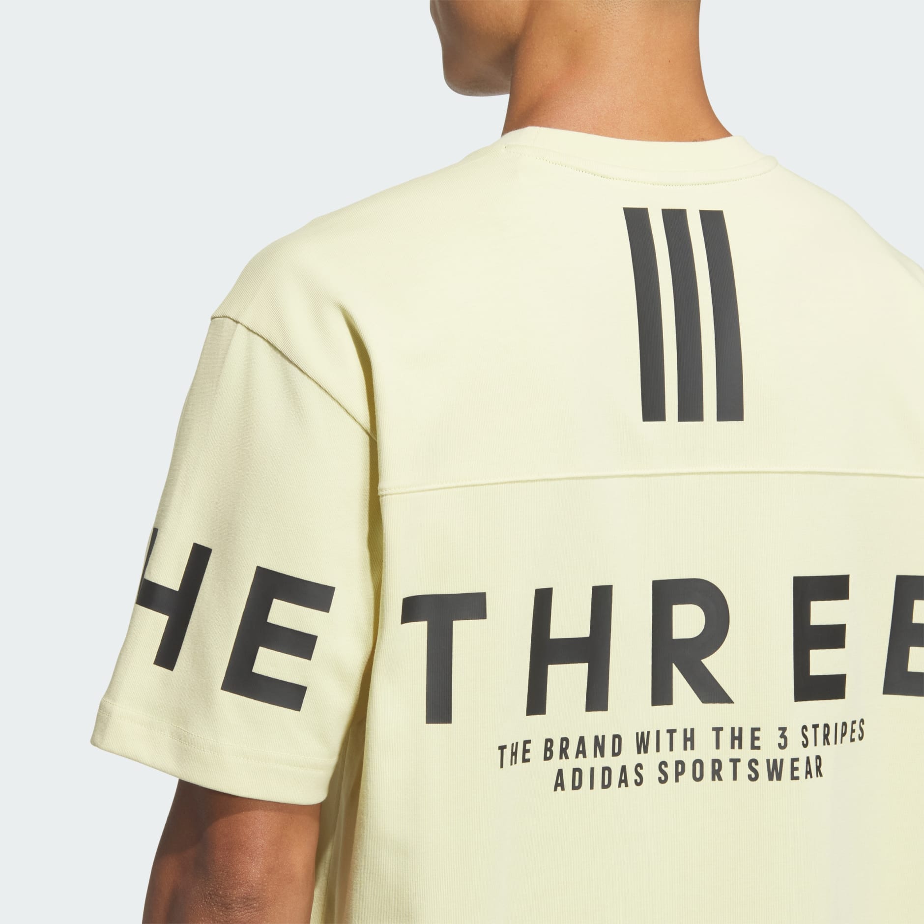 Wording Pack Loose Fit Heavy Single Jersey Short Sleeve Tee - Yellow ...