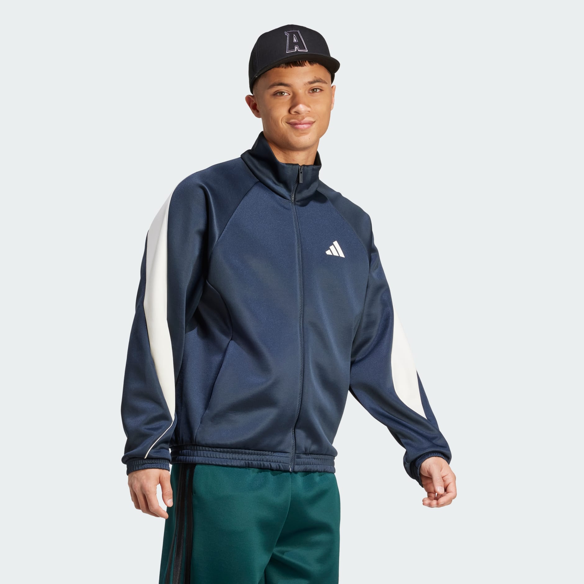 Clothing - Stadium Tracktop - Blue | adidas South Africa