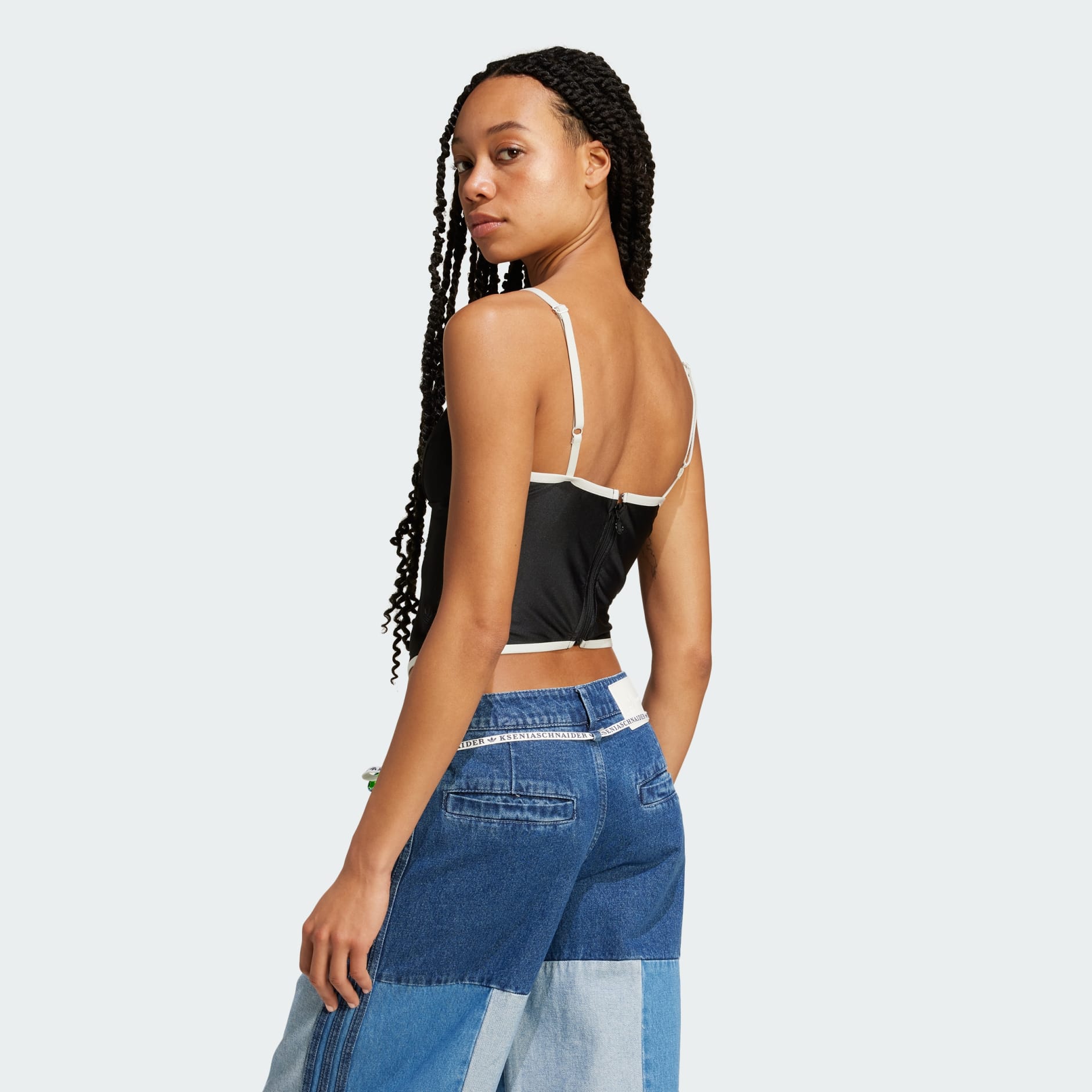 adidas Atlanta Cut Line Corset - Black | adidas UAE