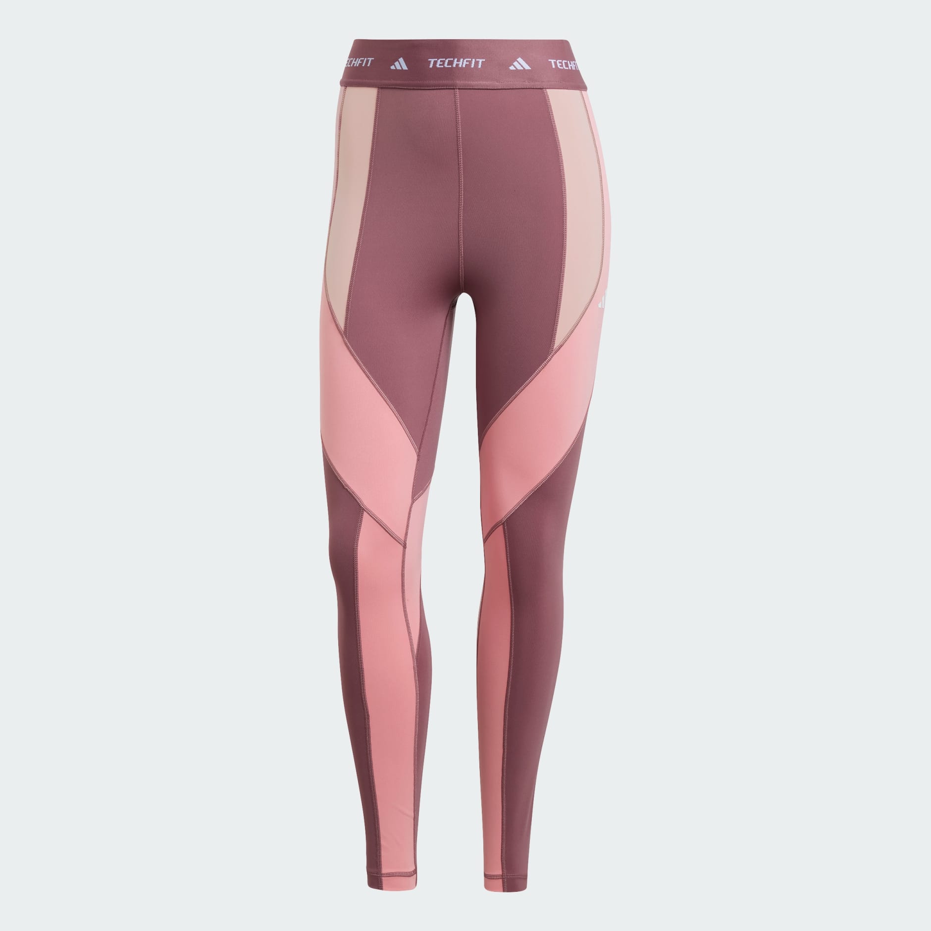 adidas TECHFIT 7/8 Colorblock Leggings - Pink | adidas TZ