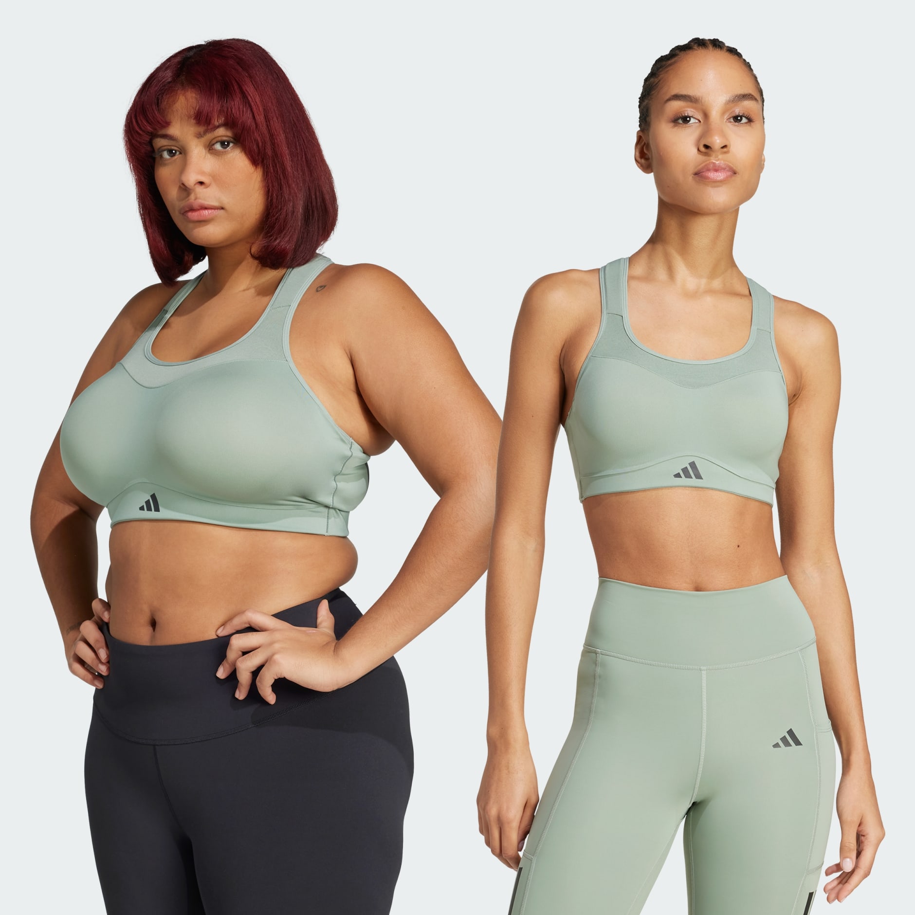 TLRD Impact Training High Support Bra - Green | adidas Hong Kong