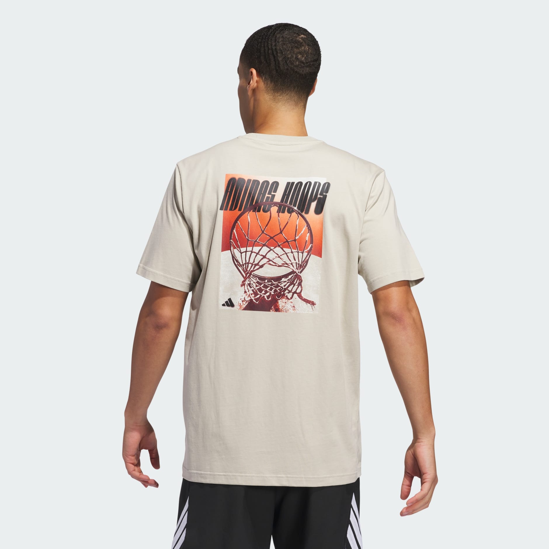 adidas Hoops Graphic Tee - Beige | adidas Hong Kong
