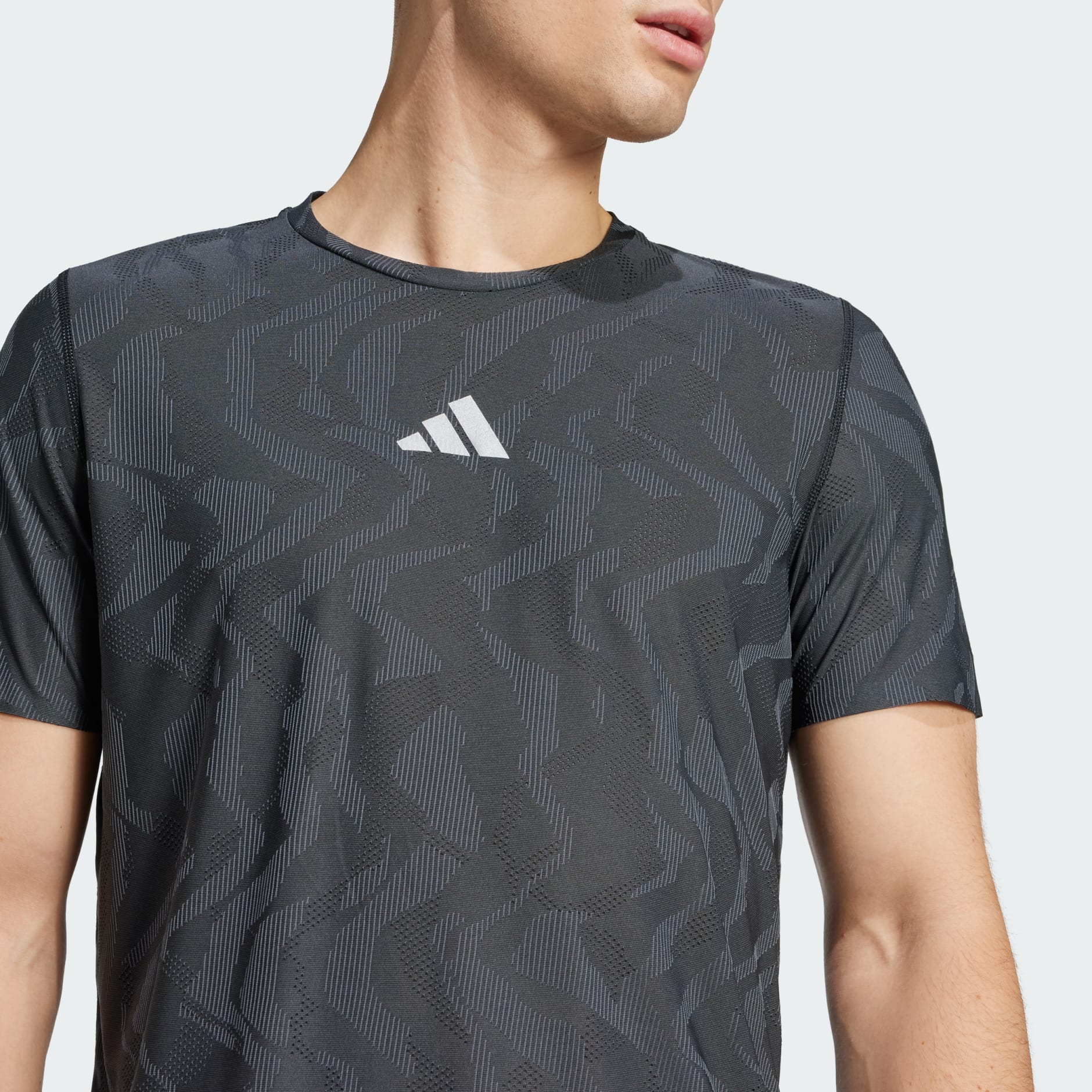 adidas Ultimate Running Engineered CLIMACOOL+ Tee - Black | adidas UAE