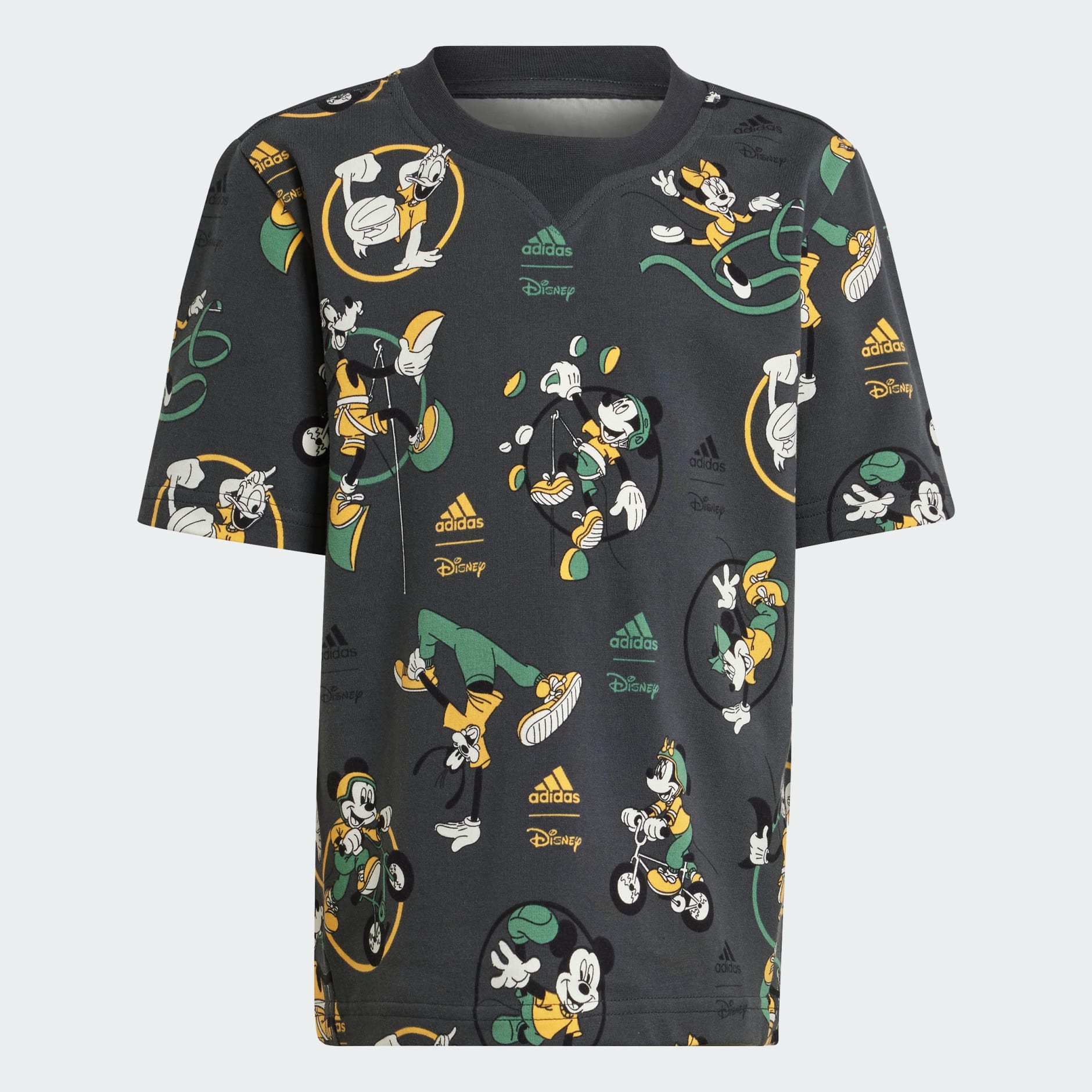 Kids Clothing - Disney Mickey Mouse Tee Set - Grey | adidas Kuwait