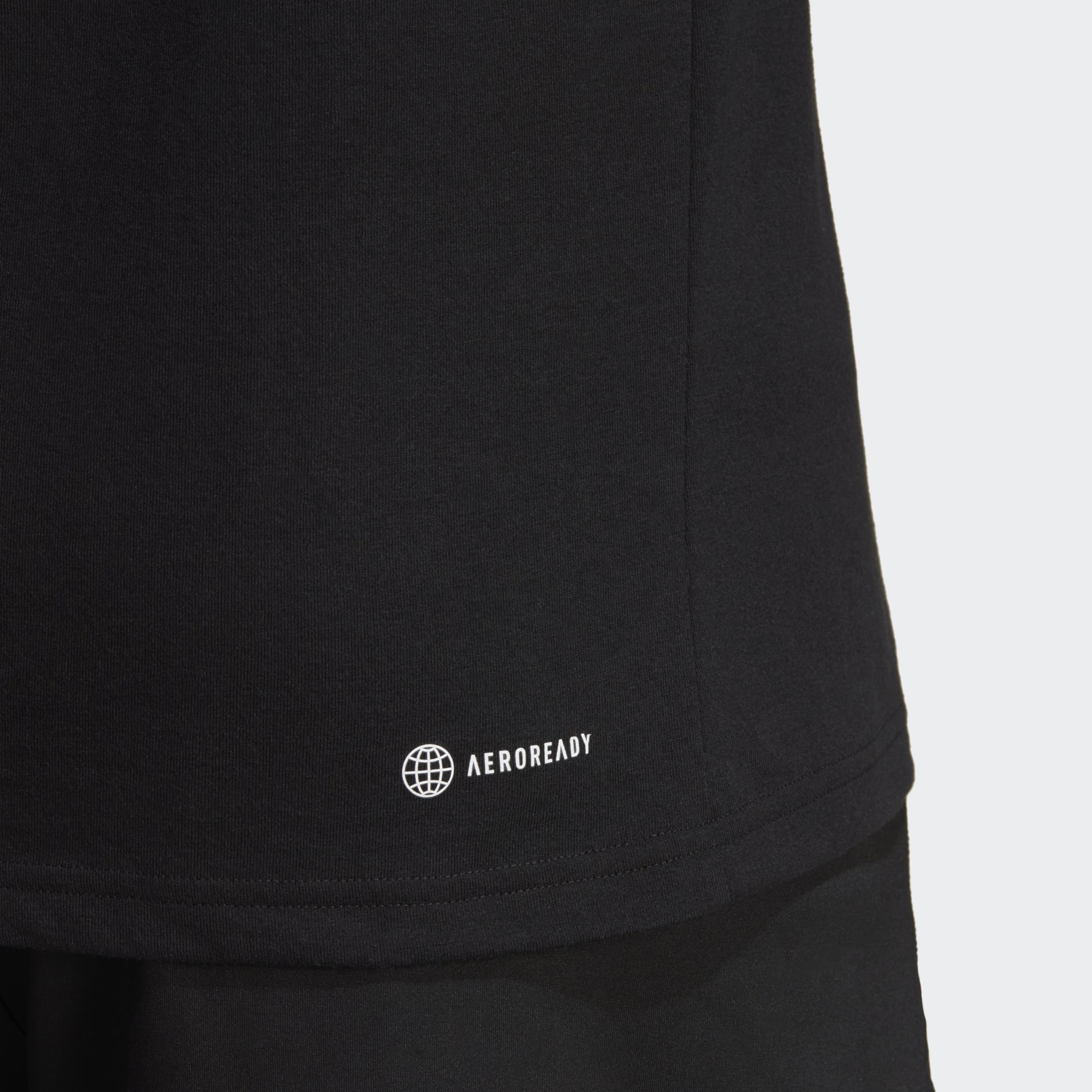 Clothing - Train Essentials Seasonal Logo Training Tee - Black | adidas ...