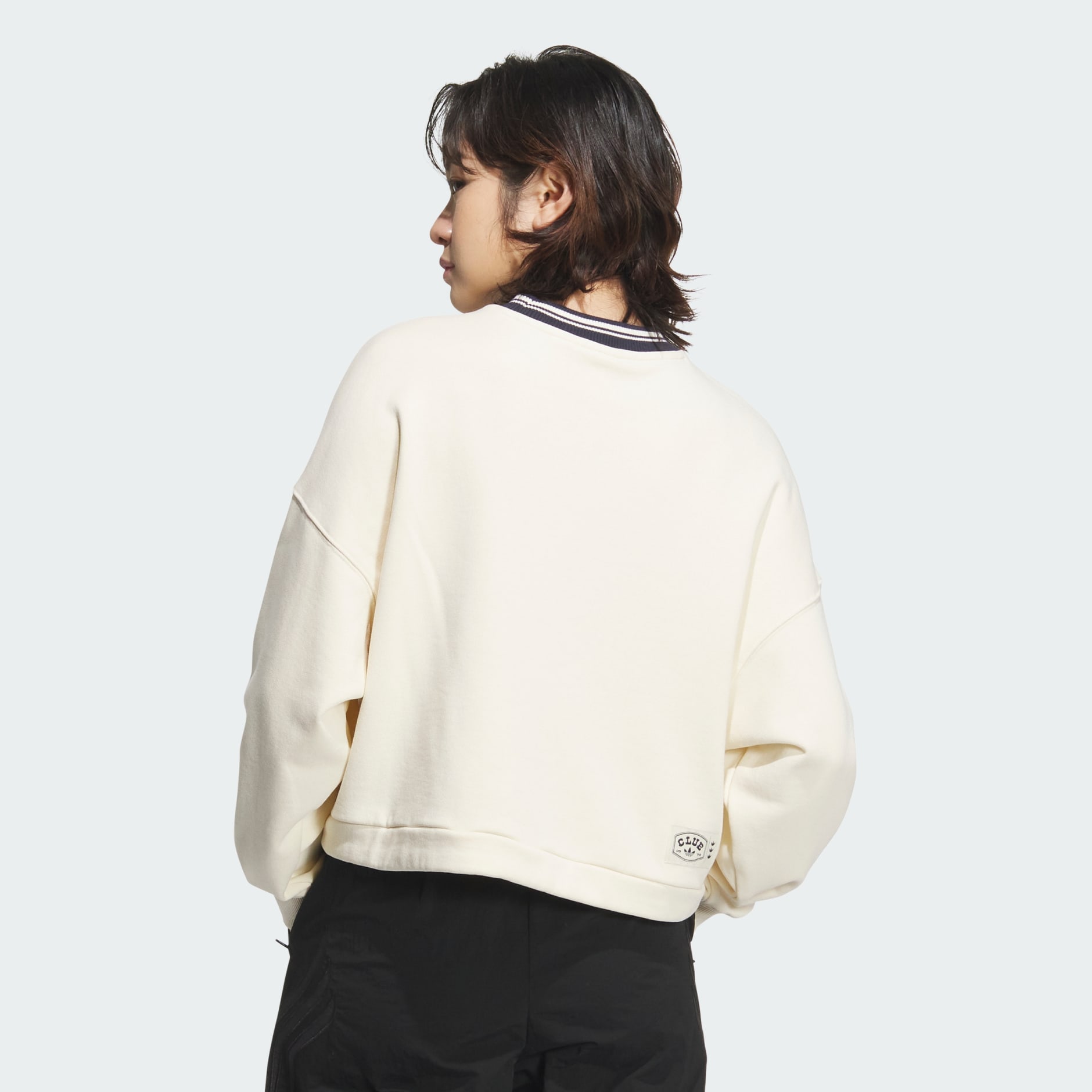 Collegiate Graphics Crew Sweatshirt - White | adidas Hong Kong