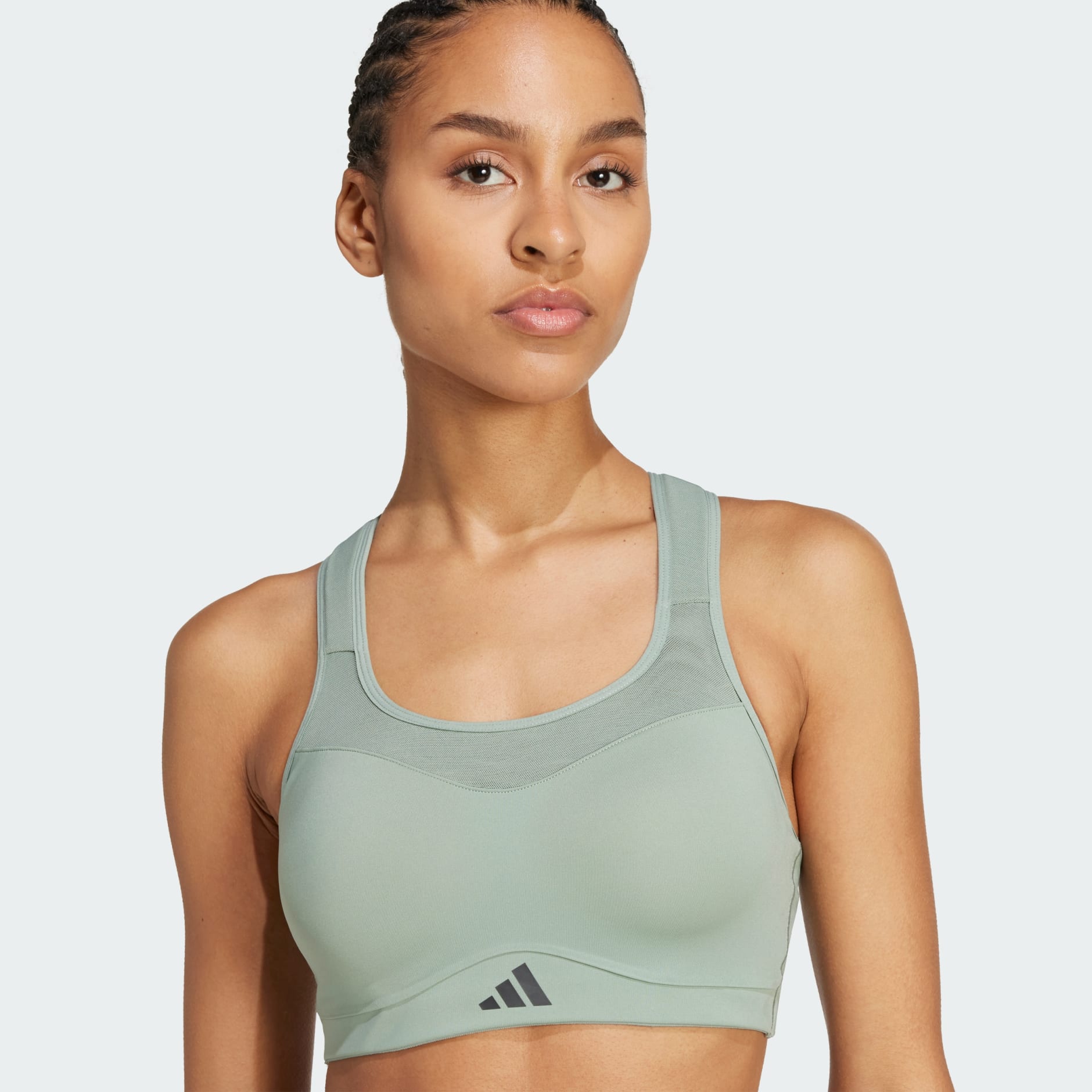 TLRD Impact Training High Support Bra - Green | adidas Hong Kong