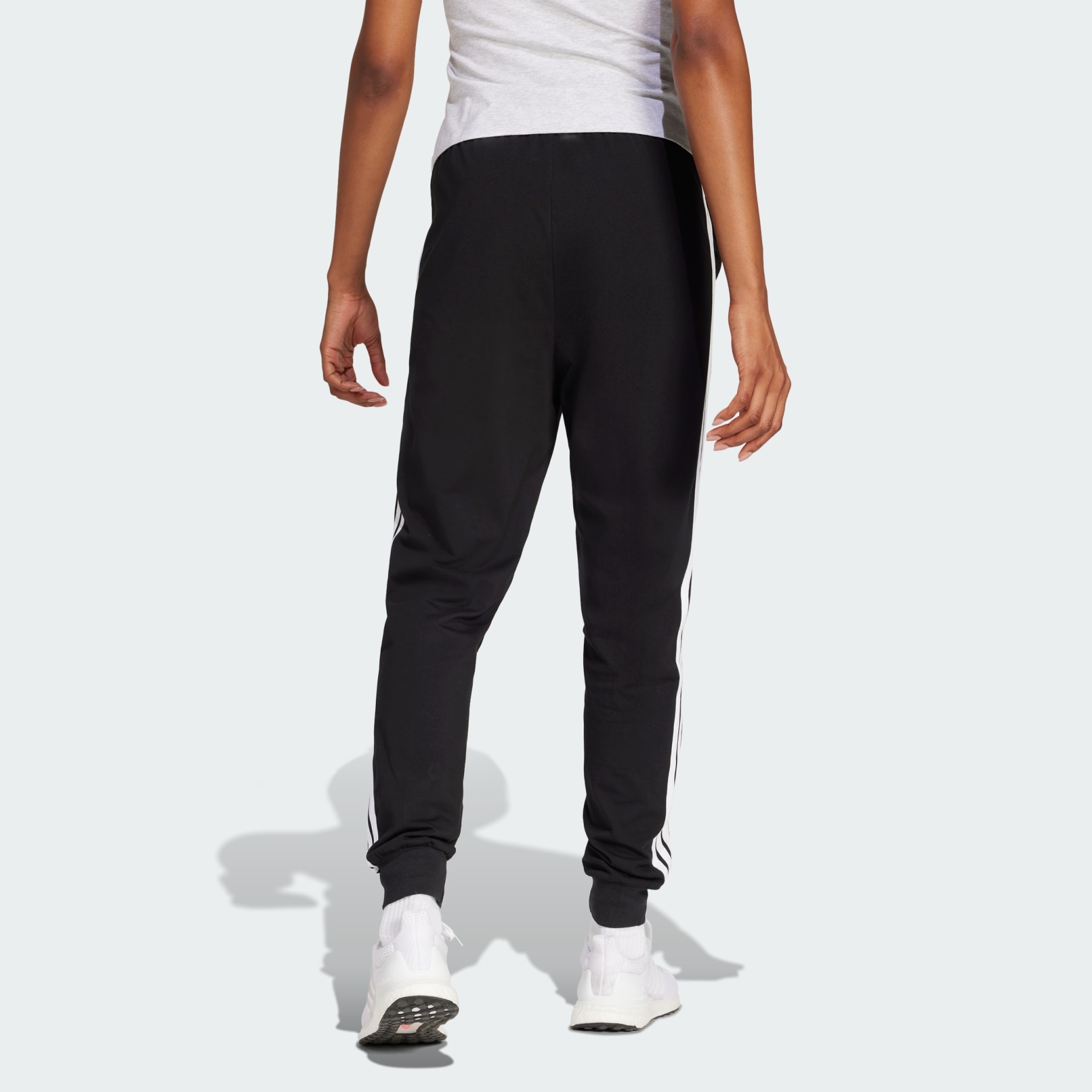 Essentials 3-Stripes Jogger Pants - Black | adidas Hong Kong