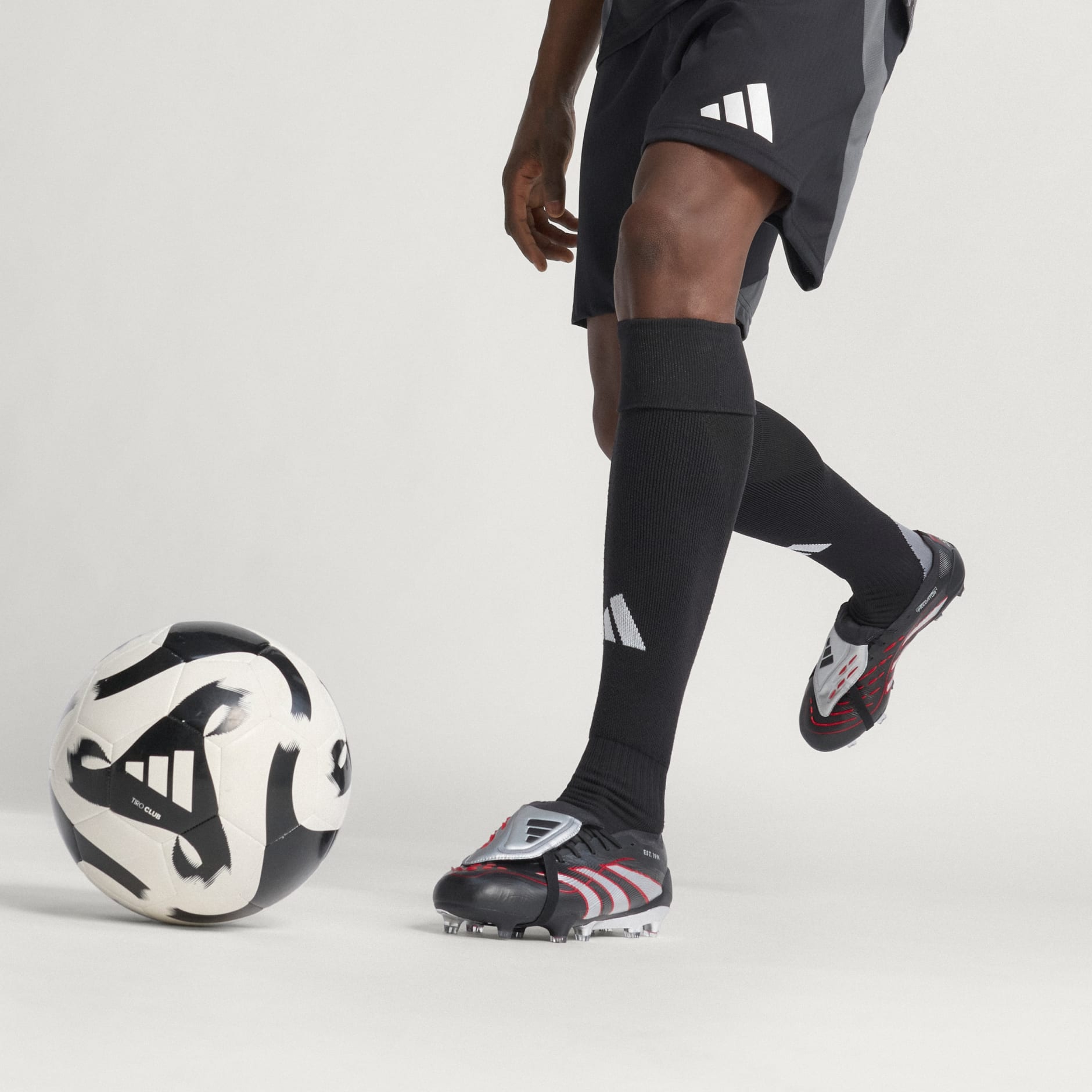 adidas Predator Obsidian Strike Fold-Over Tongue Firm Ground Football ...