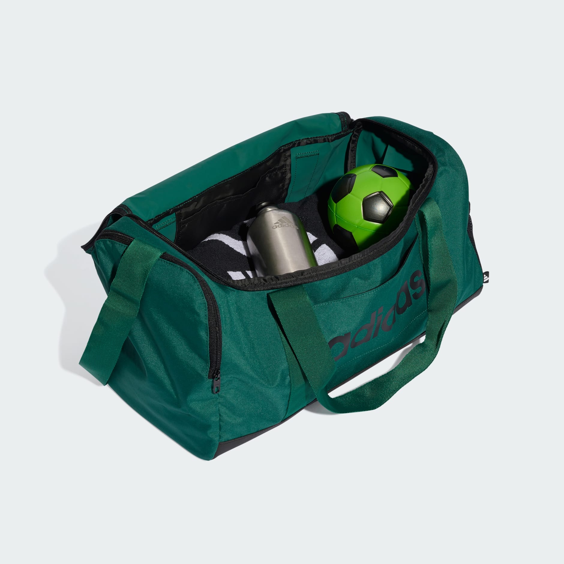 adidas Linear Duffel Bag Small - Green | adidas UAE
