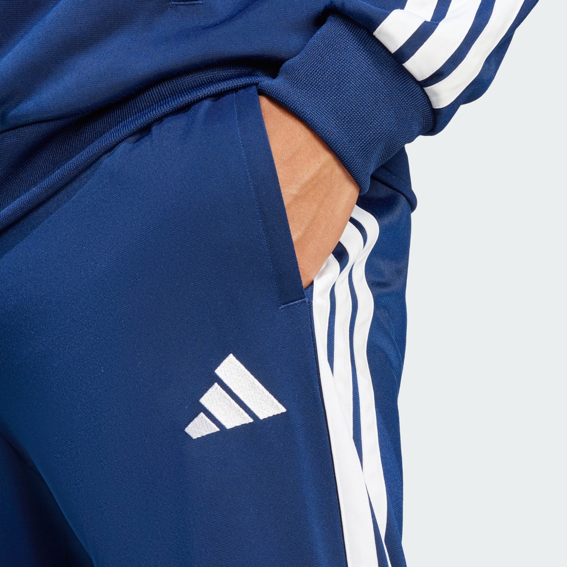 Clothing - Sportswear Basic 3-Stripes Tricot Track Suit - Blue | adidas ...