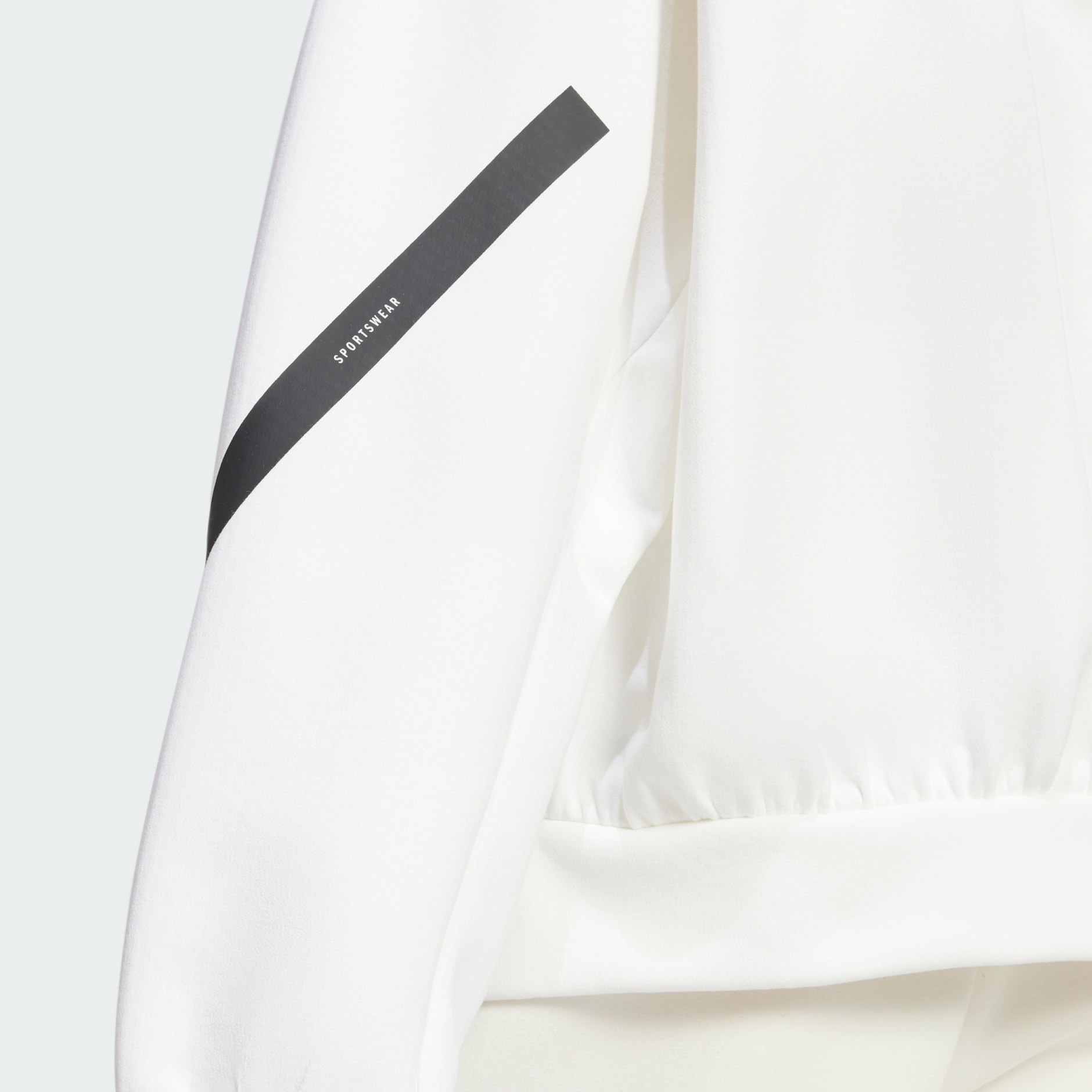 adidas סווטשירט קפוצ'ון adidas Z.N.E. - לבן | adidas IL