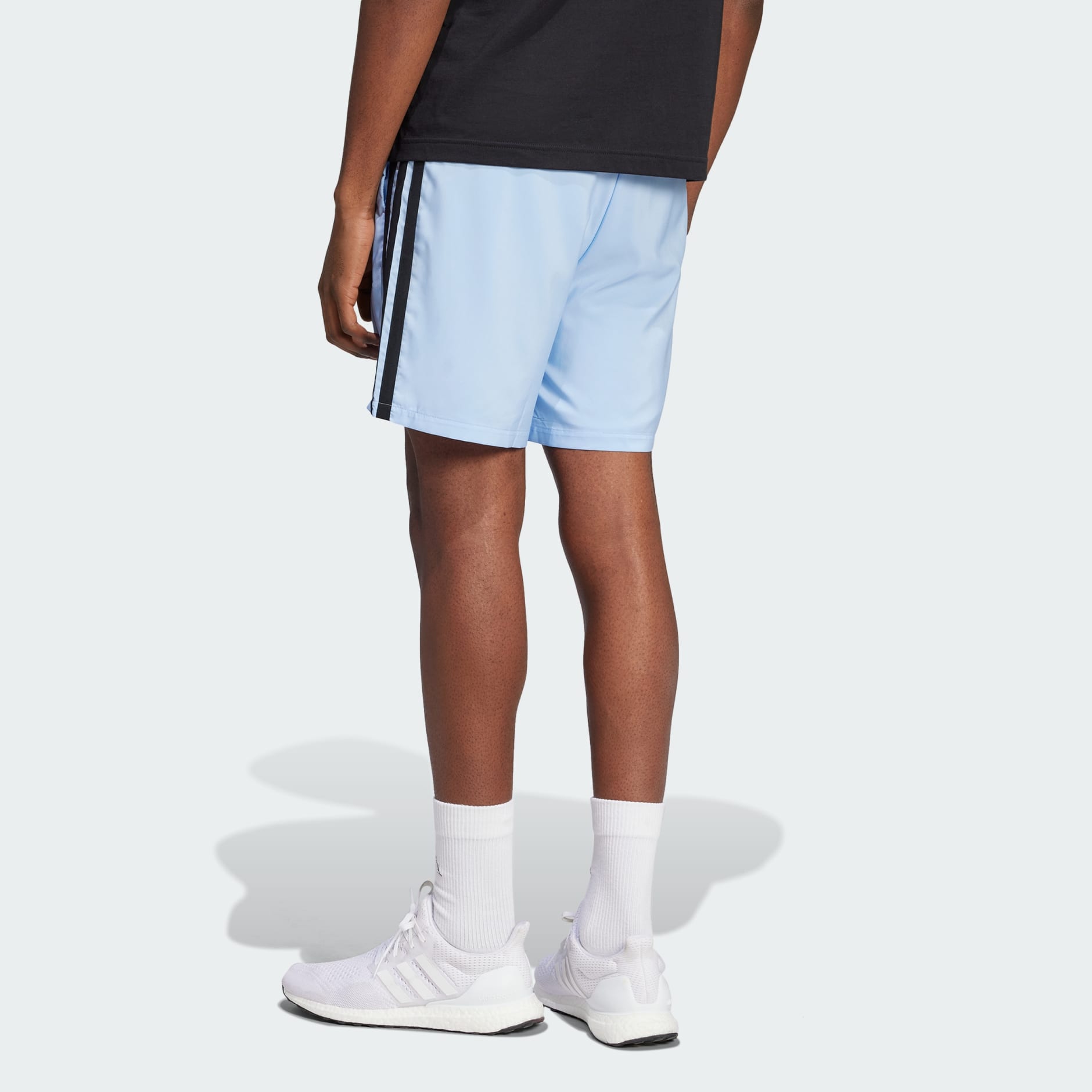 Clothing - Essential 3-Stripes Chelsea Shorts - Blue | adidas Kuwait