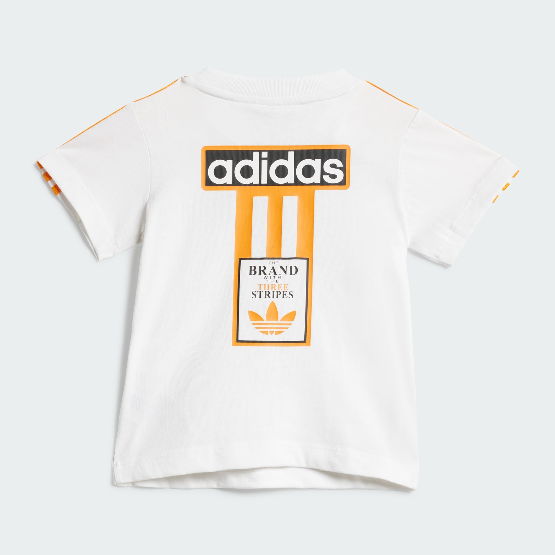 Kids Clothing - Adibreak Shorts Tee Set Kids - White | adidas Qatar