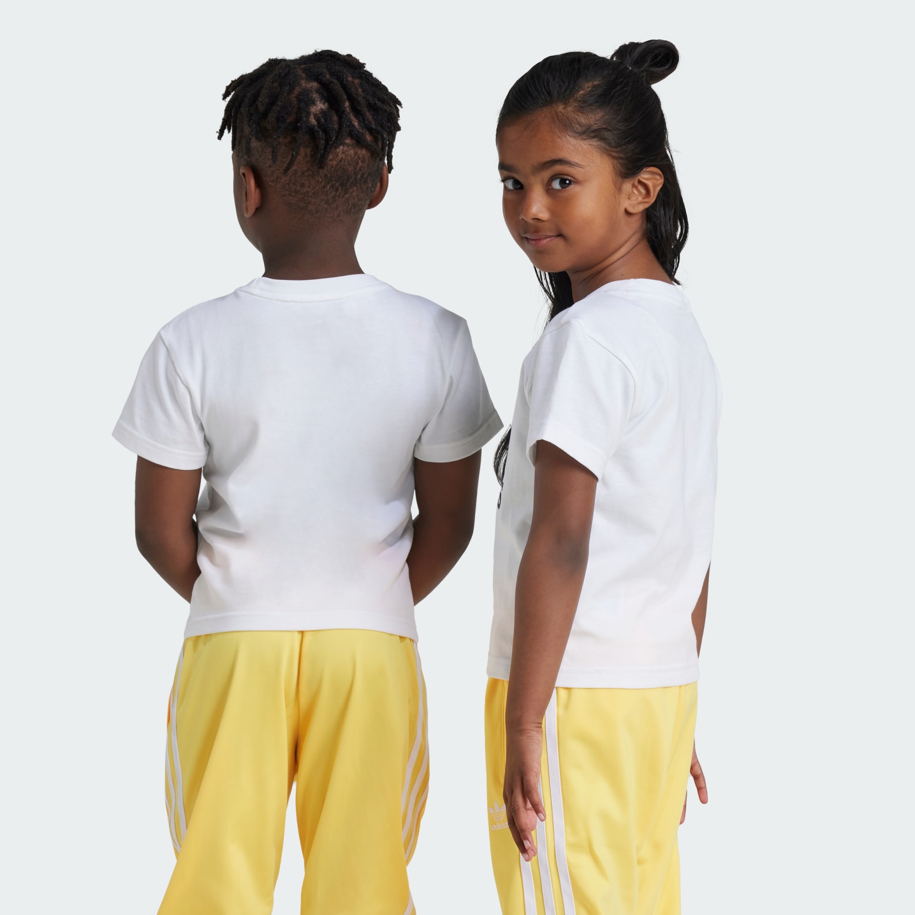 adidas Adicolor Trefoil Tee Kids - White | adidas UAE