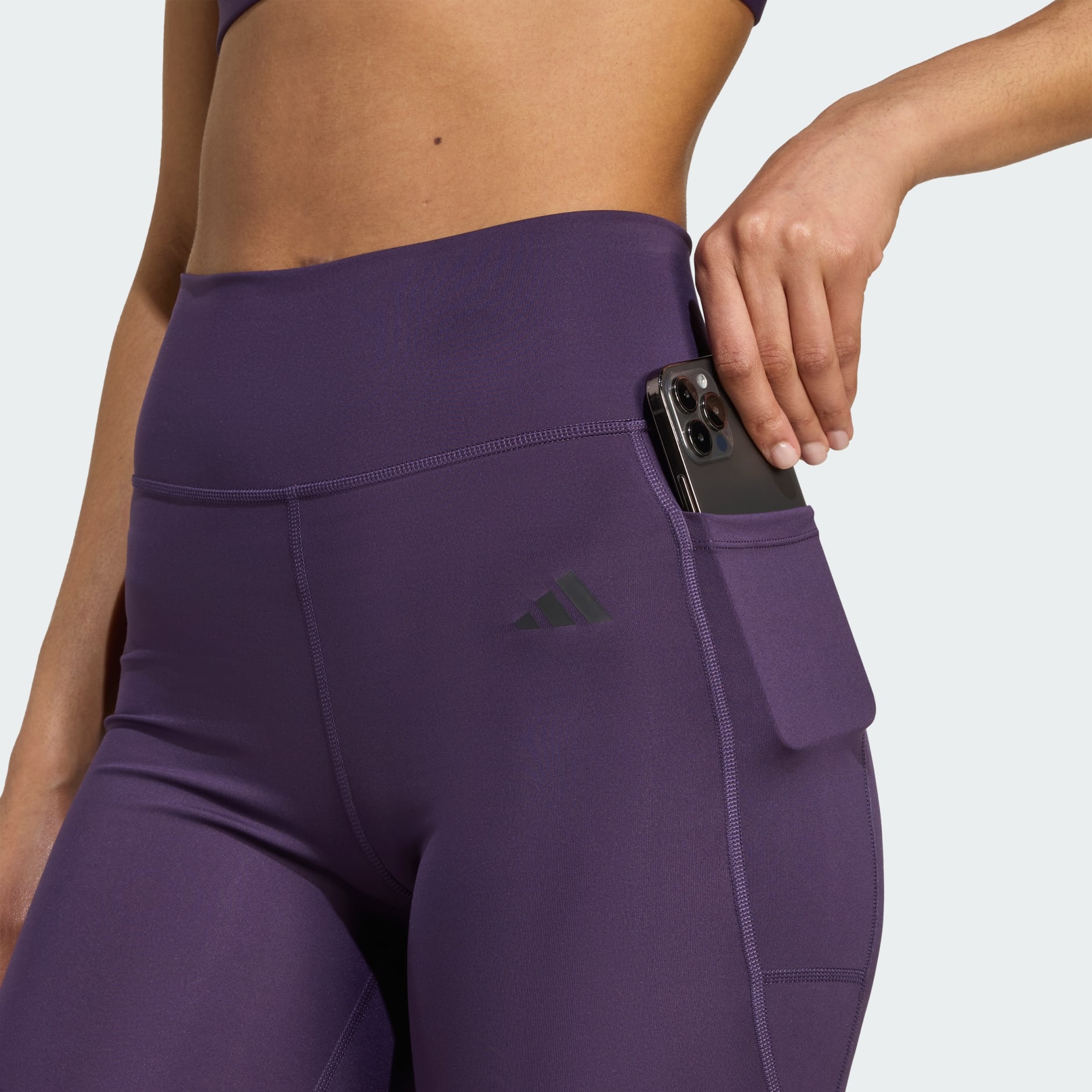 Clothing - Optimé Essentials Stash Pocket 7-Inch Short Leggings ...