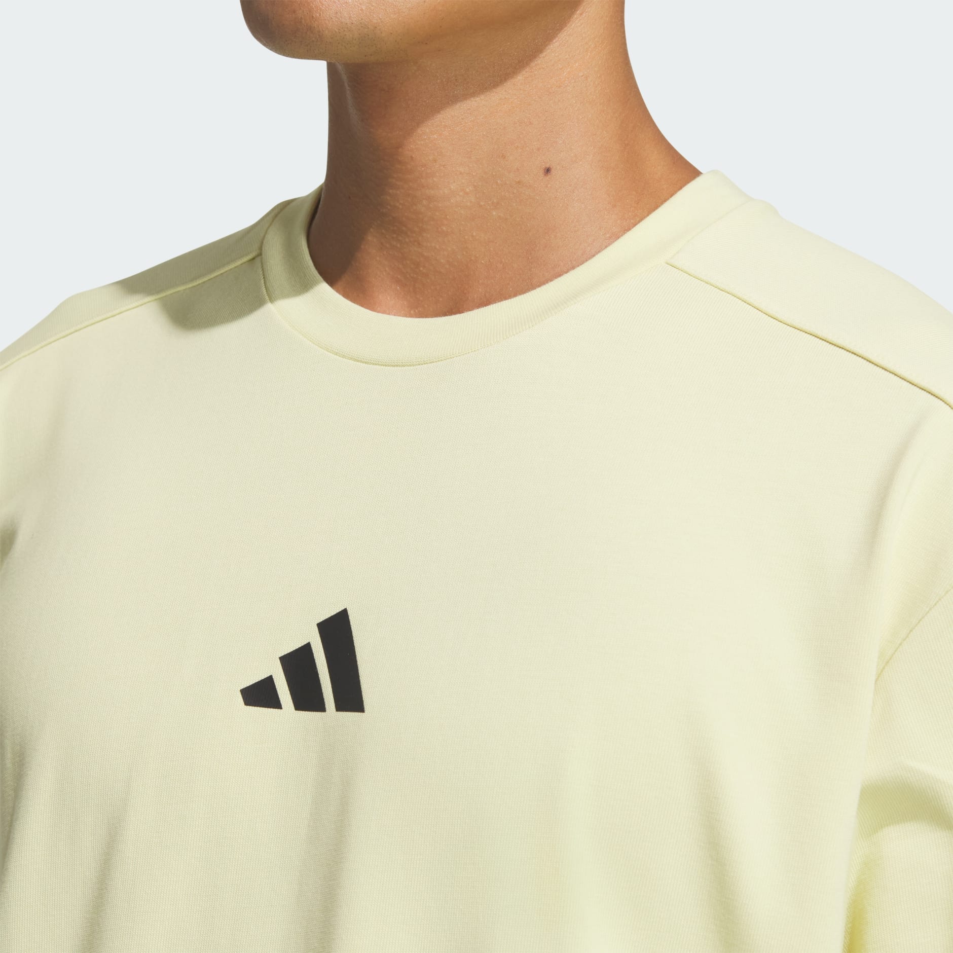 Wording Pack Loose Fit Heavy Single Jersey Short Sleeve Tee - Yellow ...