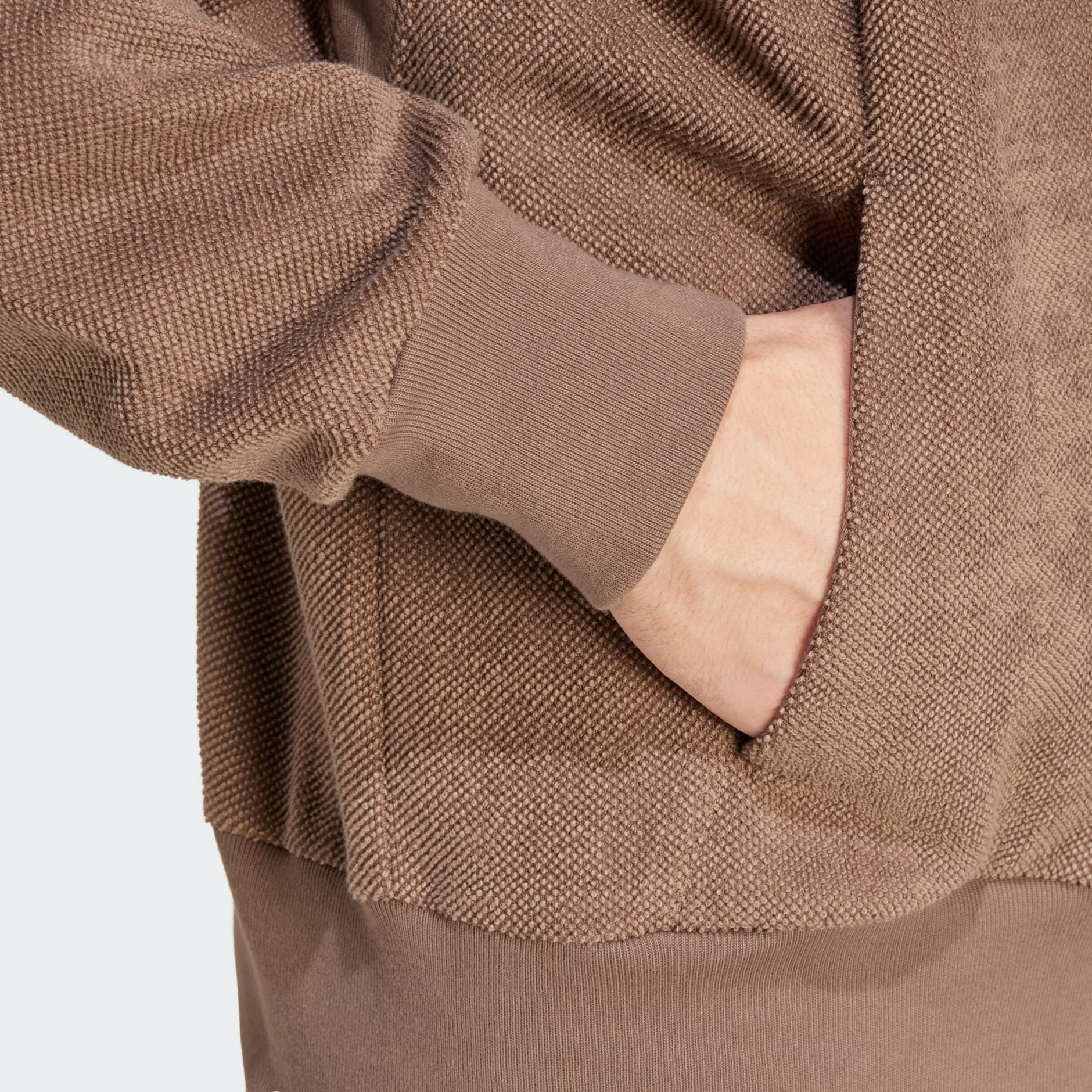 adidas Elevated ALL SZN Terry Loop Bomber Jacket - Brown | adidas UAE