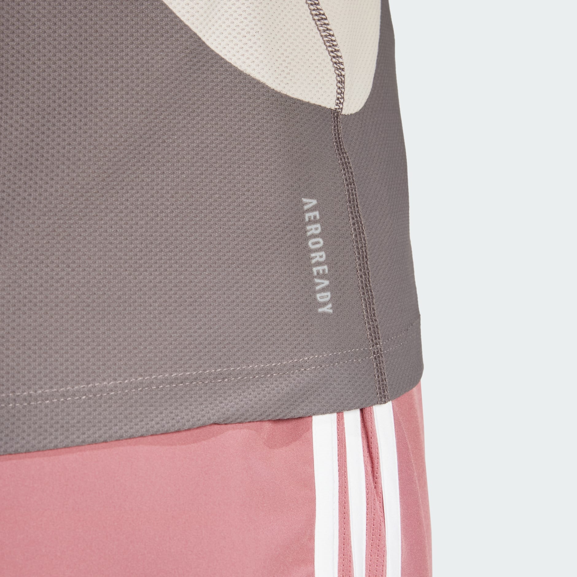CLOTHING - AEROREADY Tee - Brown | adidas Kuwait