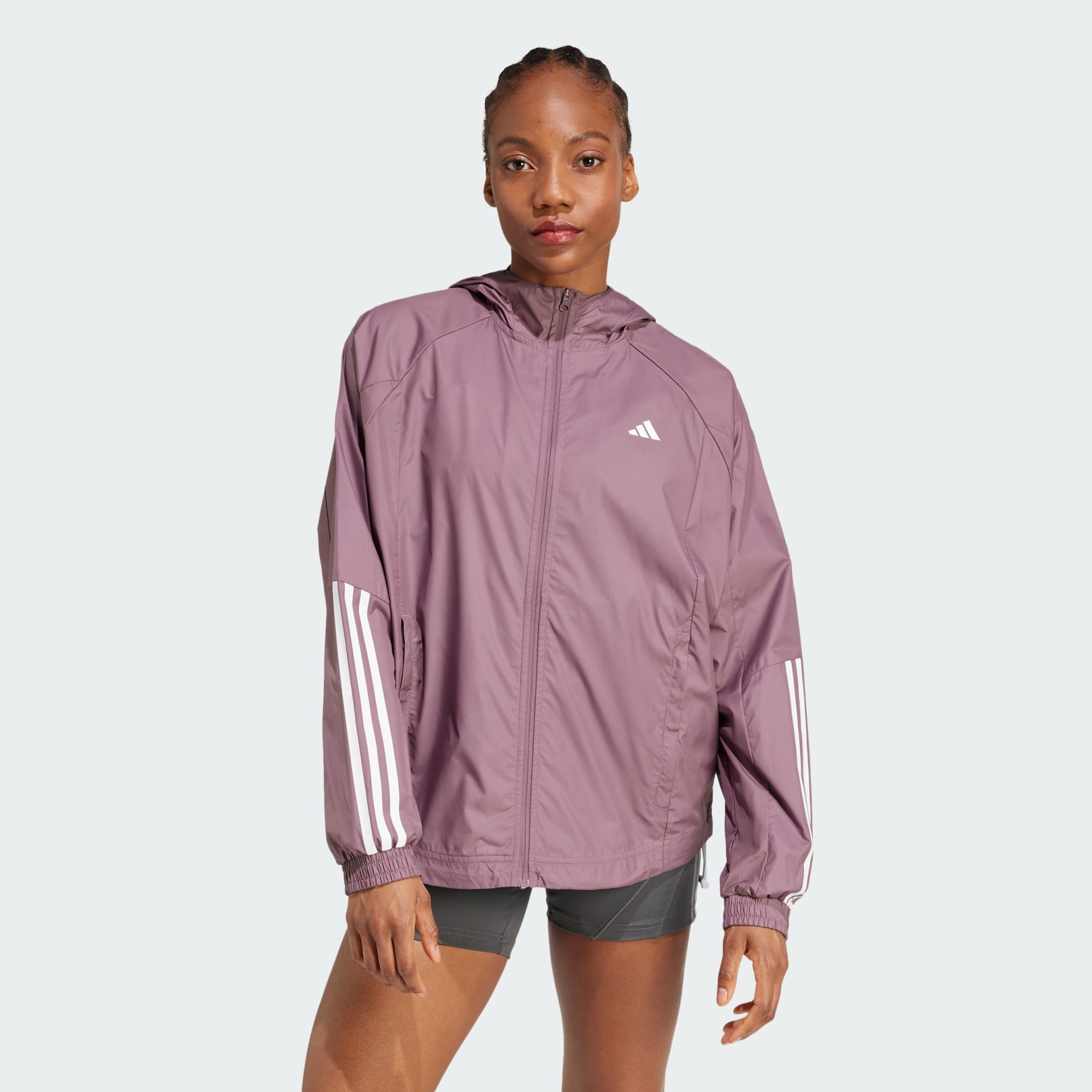 Women's Clothing - WIND.RDY Hyperglam Windbreaker - Purple | adidas Egypt