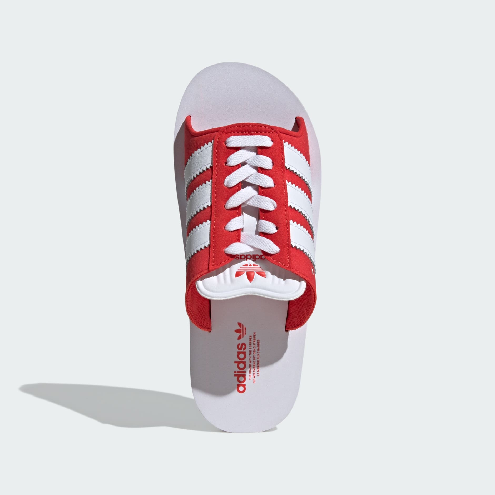 Gazelle Beach Slides - Red | adidas Hong Kong