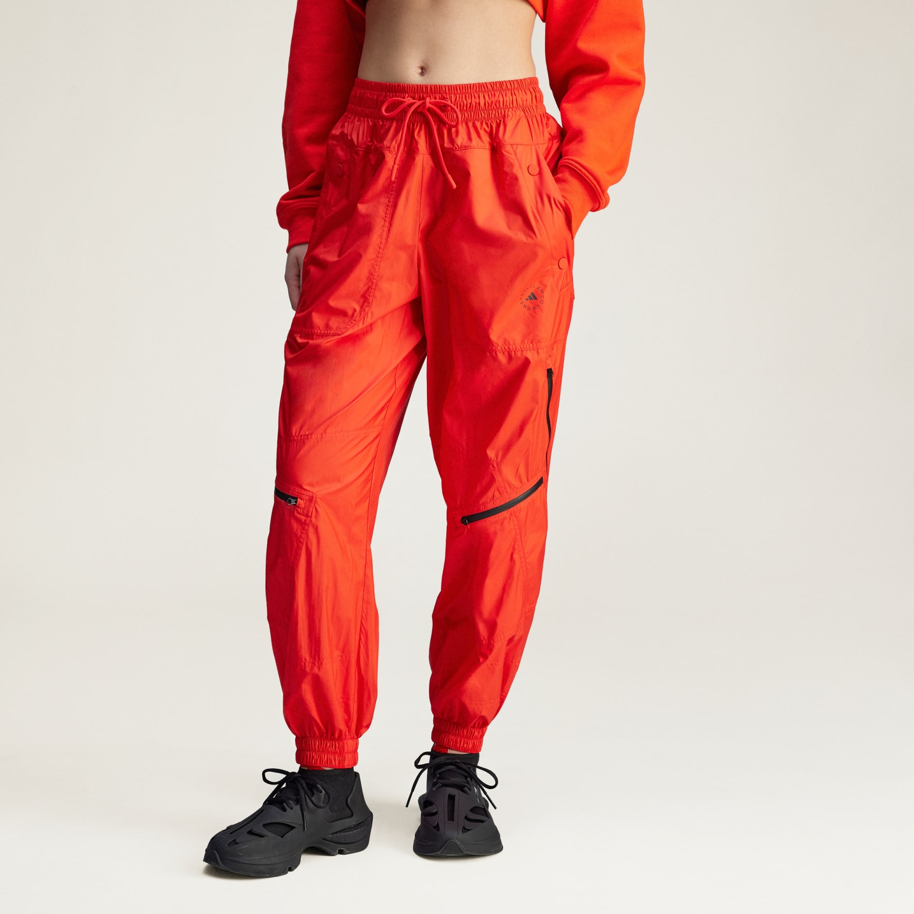 adidas adidas by Stella McCartney Zip Track Pants - Red | adidas UAE