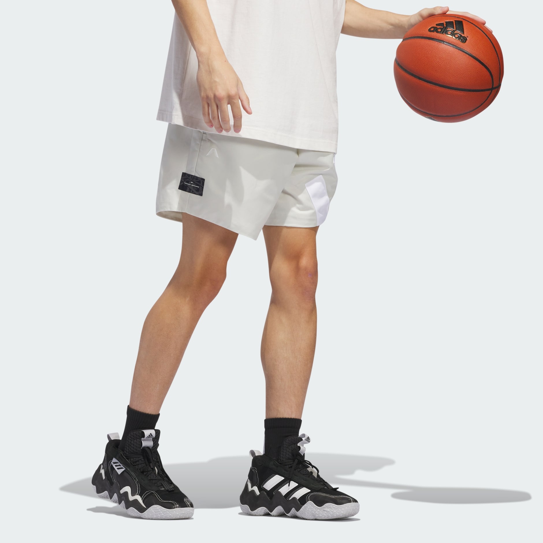 Clothing - Anthony Edwards 1 Foundation Shorts - Grey | adidas Qatar