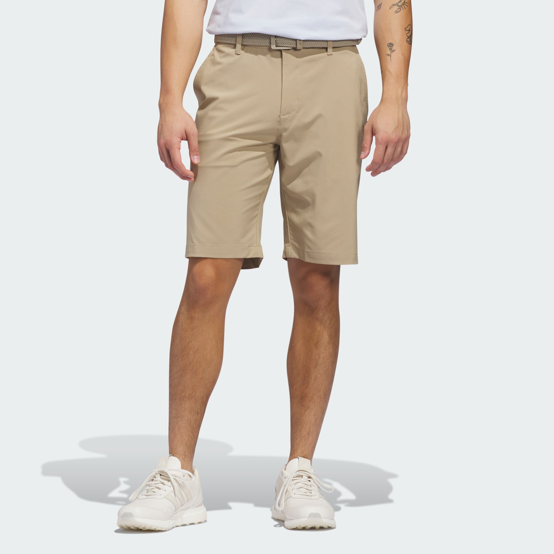adidas Ultimate365 10-Inch Golf Shorts - Beige | adidas UAE