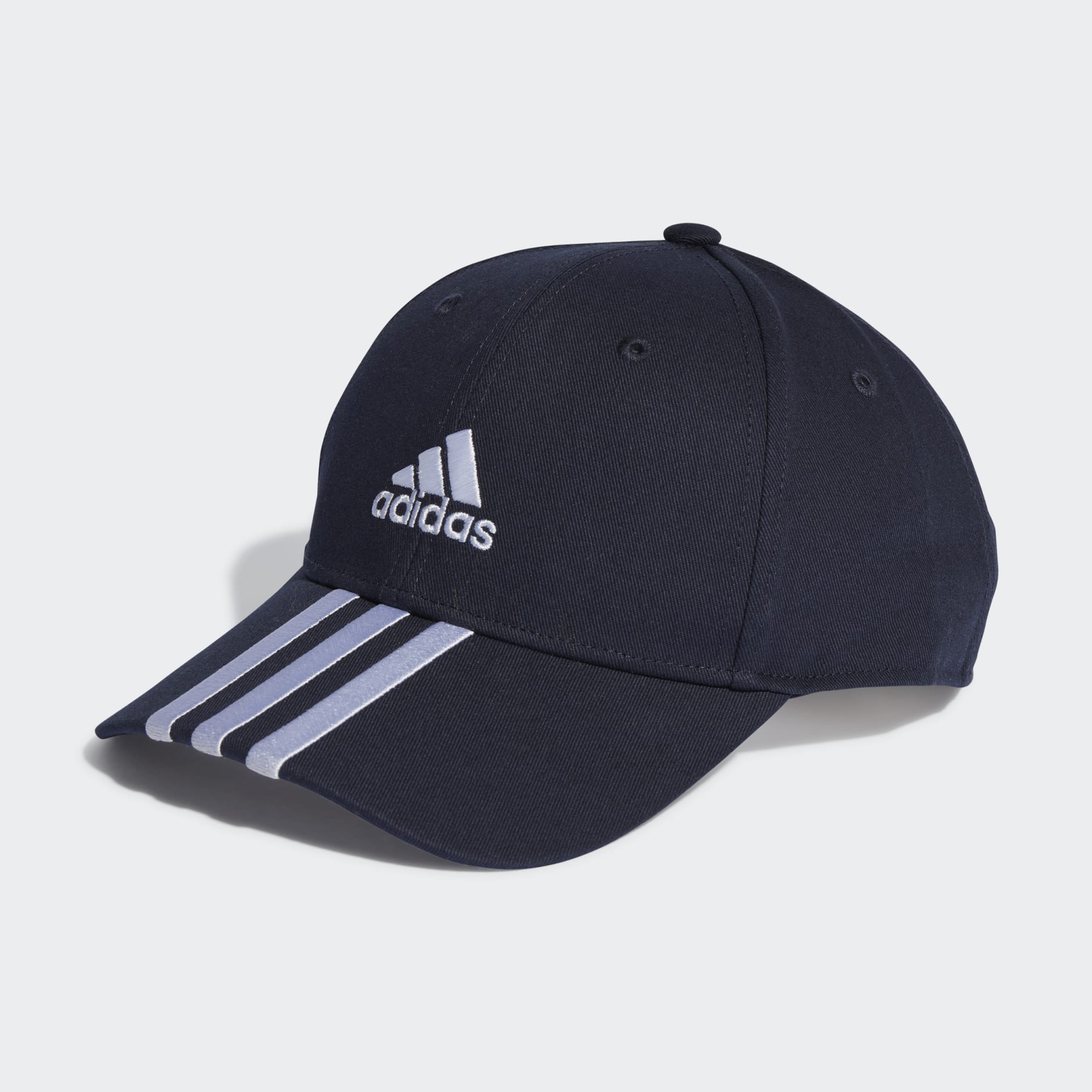Accessories - 3-Stripes Cotton Twill Baseball Cap - Blue | adidas South ...