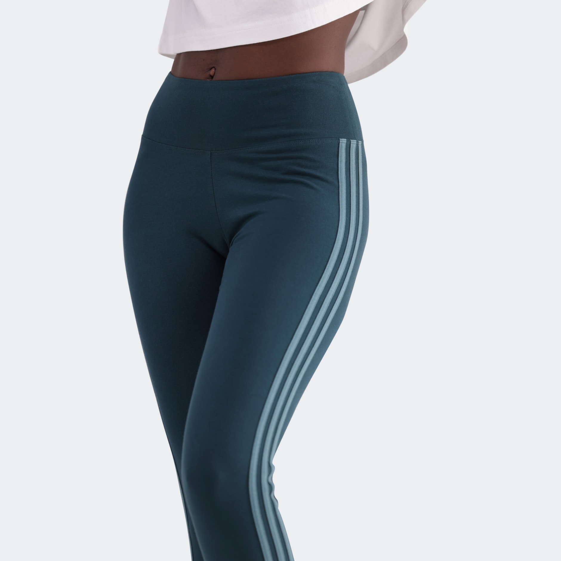 Clothing - 3S LEGGING W F25 - Green | adidas South Africa