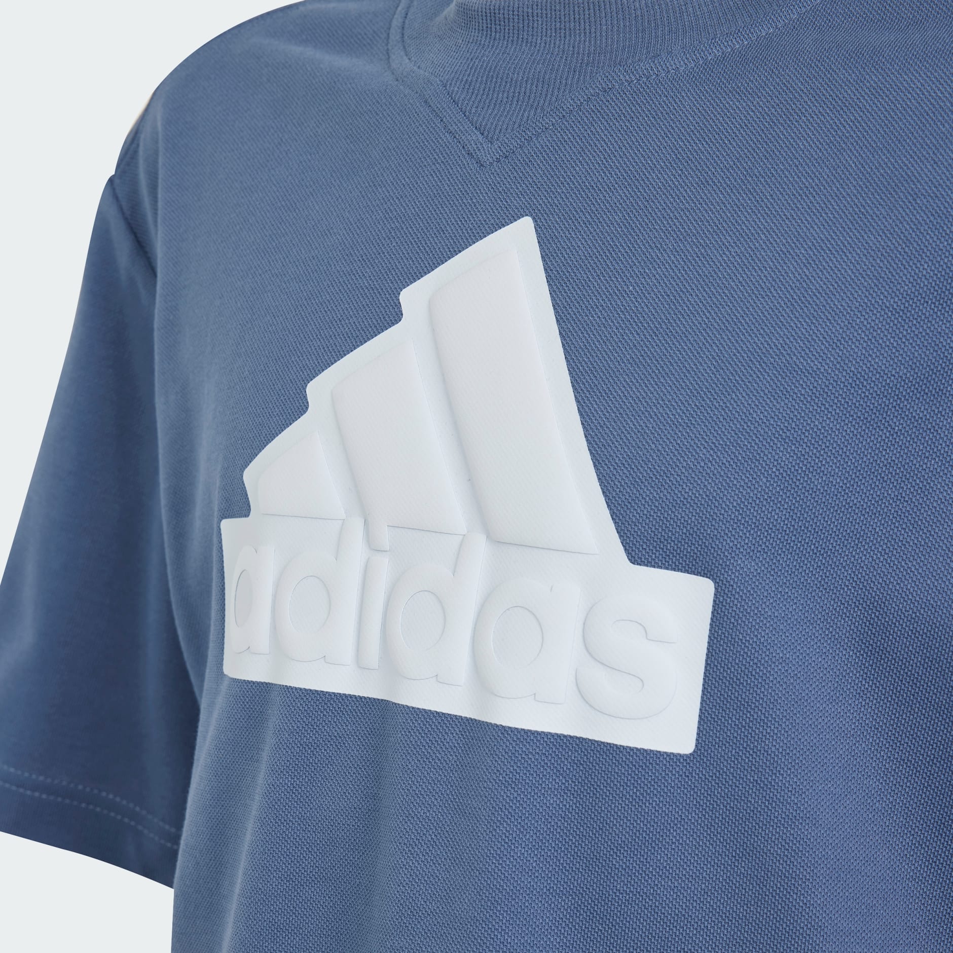 adidas טי שירט פיקה Future Icons Logo - כחול | adidas IL
