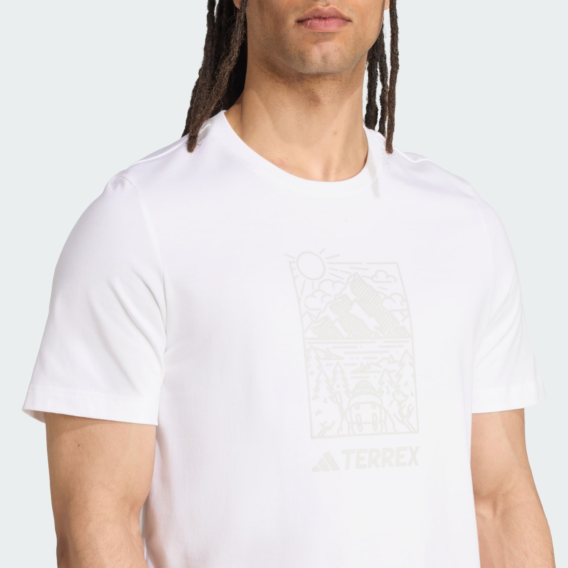 Terrex Graphic Tee - White | adidas Hong Kong