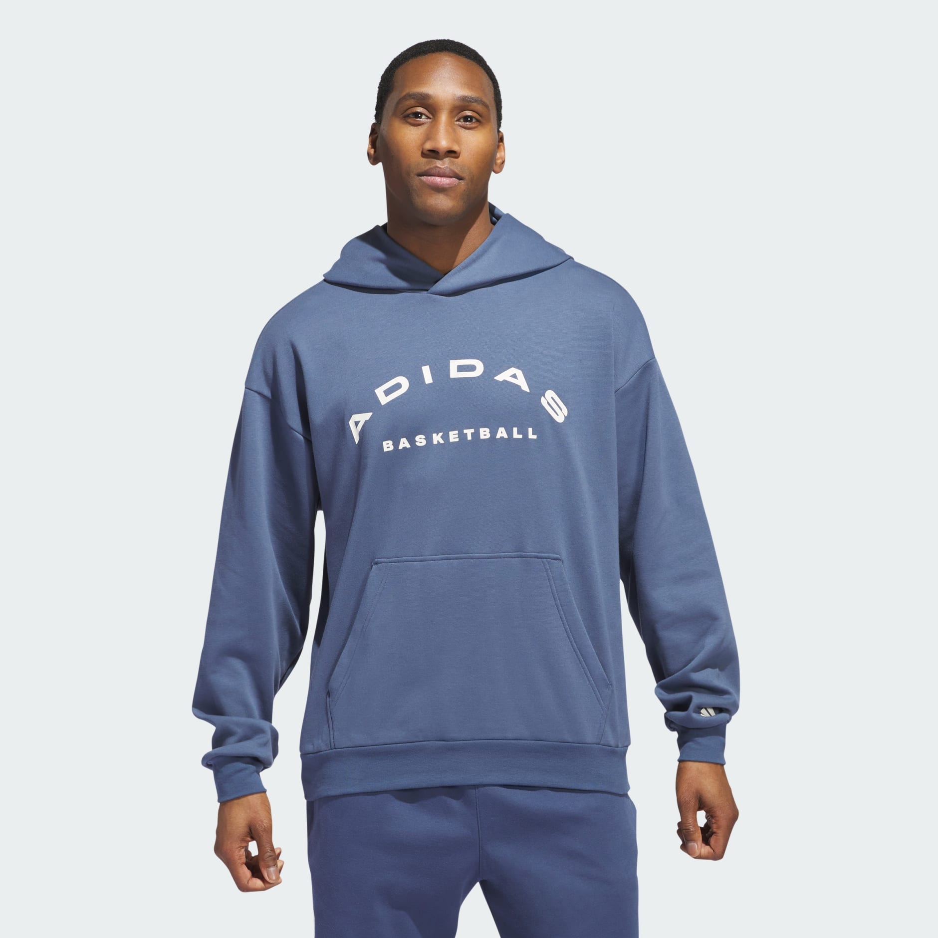Select Foundation Fleece Hoodie - Blue | adidas Hong Kong
