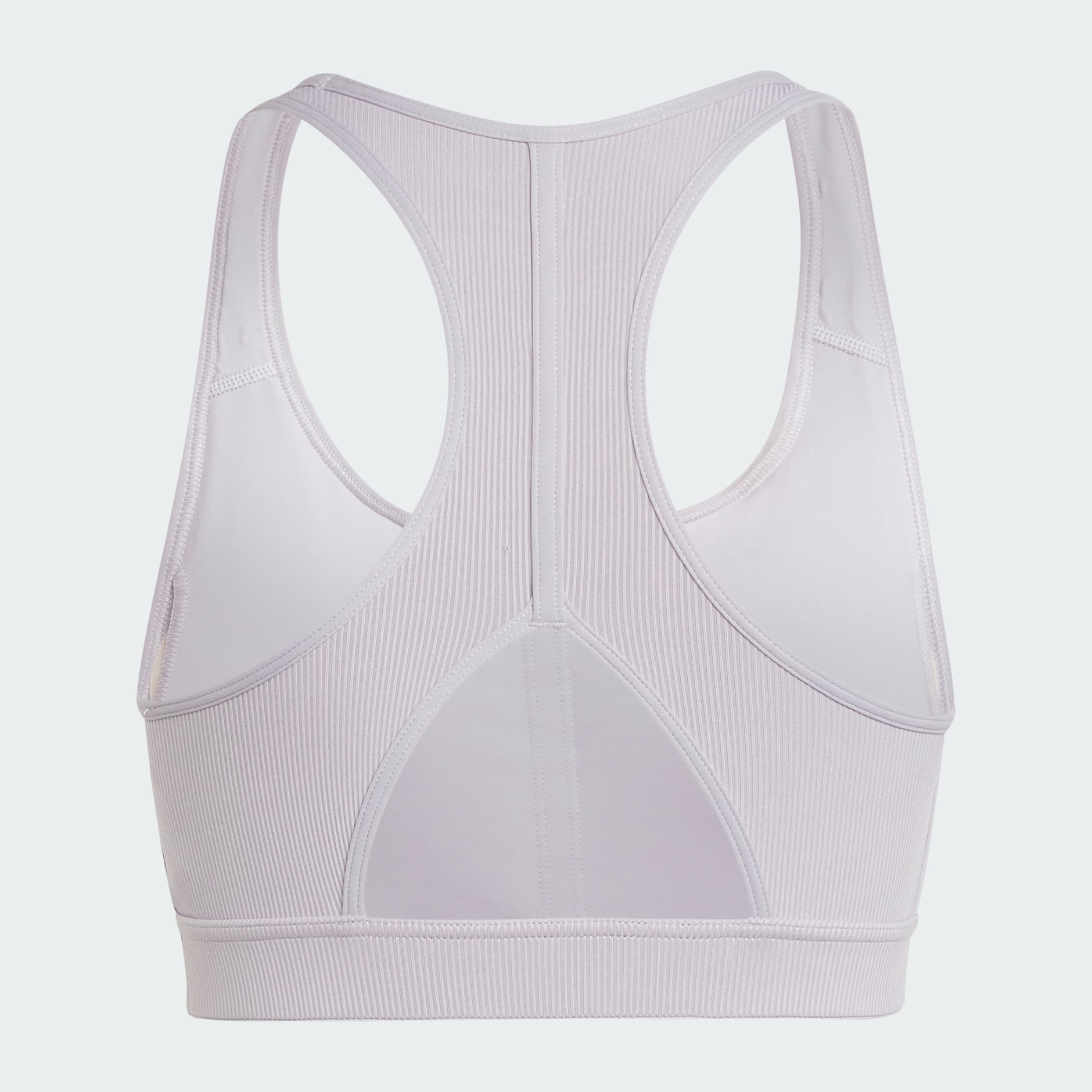 Clothing - Powerreact Training Medium-Support Bra - Grey | adidas South ...
