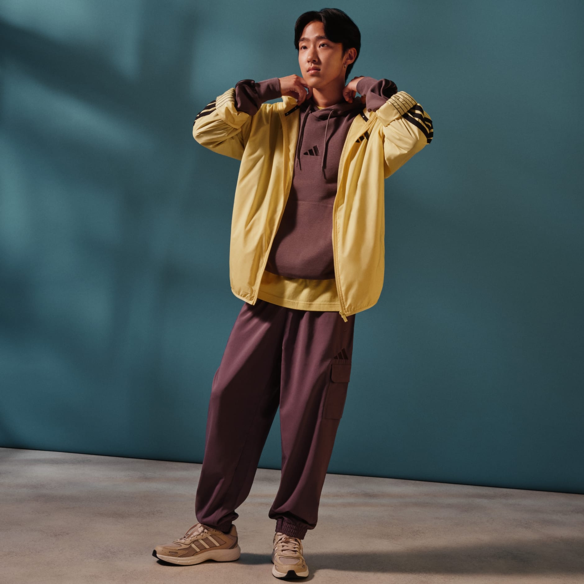 Clothing - Essentials Small Logo Cargo Pants - Purple Clothing - Essentials Small Logo Cargo Pants - Purple