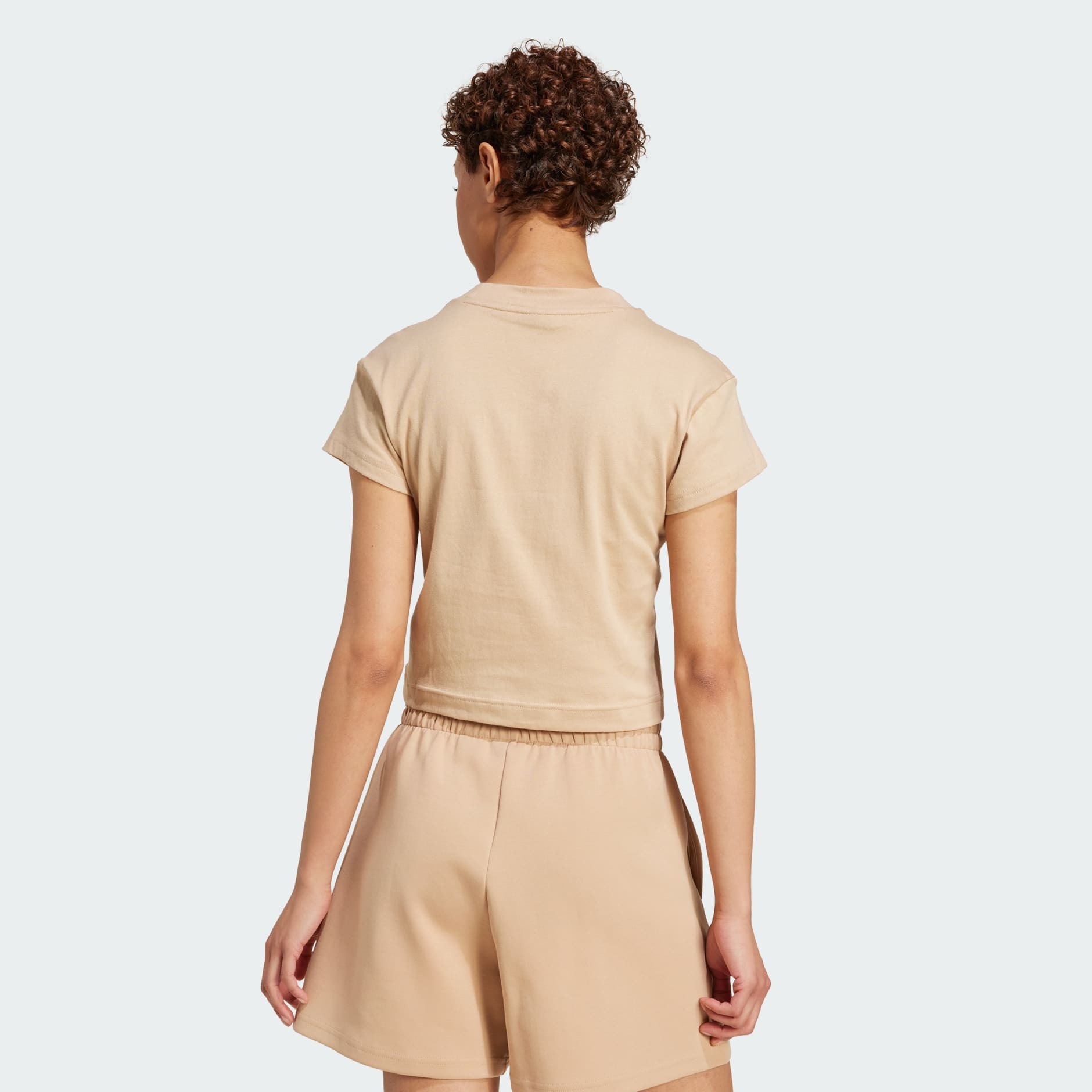 adidas T-shirt baby petit logo Future Icons - Marron