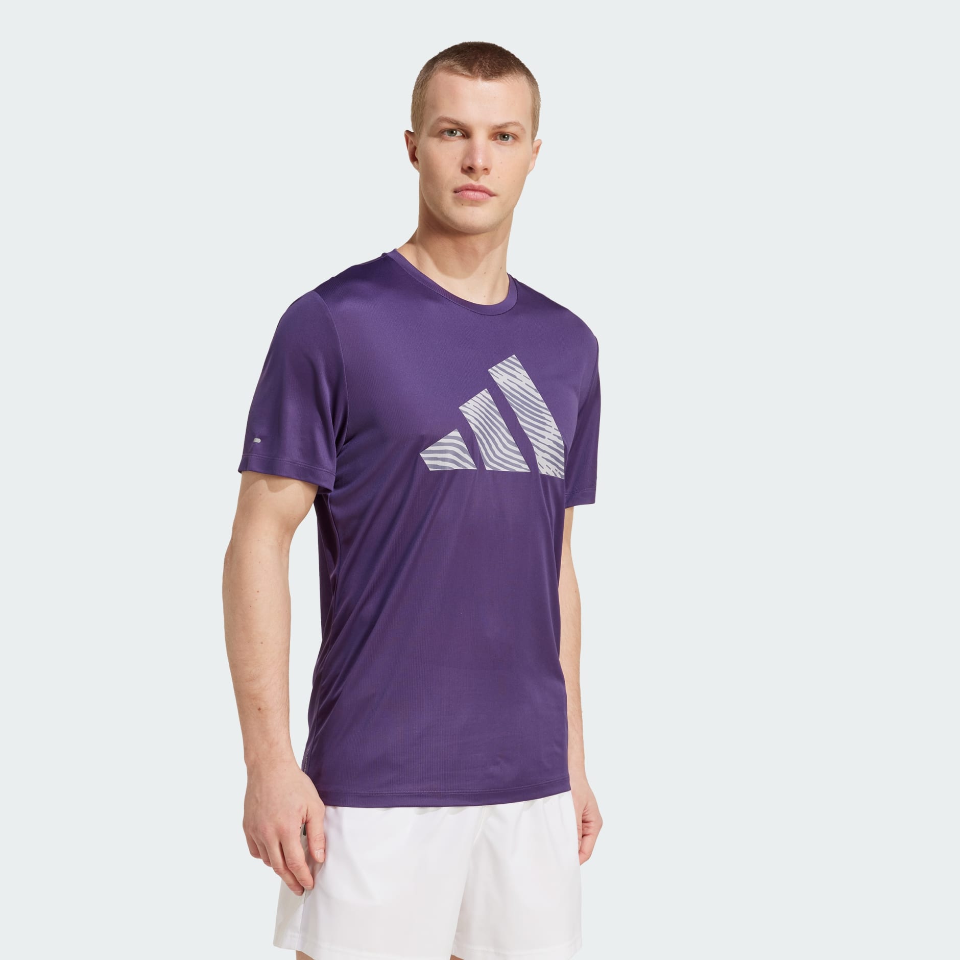 Clothing - Adi365 Running Essentials Brand Love Tee - Purple | adidas ...