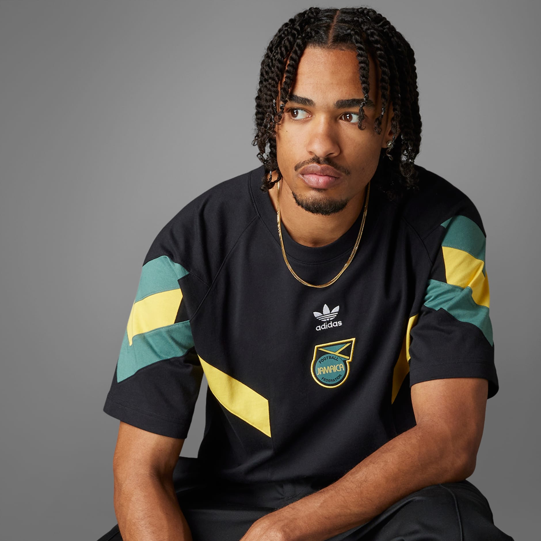 Men's Clothing - Jamaica Originals Tee - Black | adidas Saudi Arabia