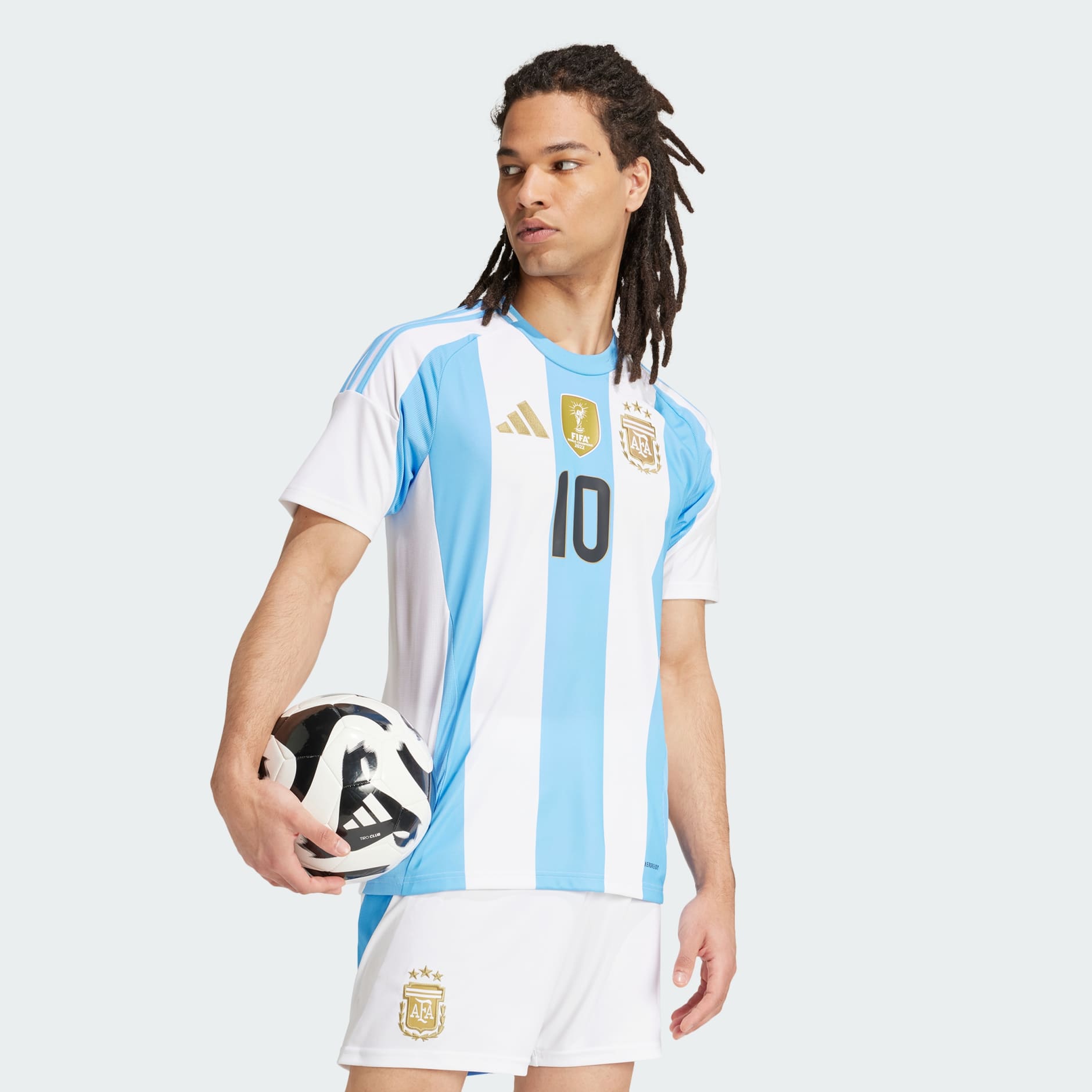 Clothing - Argentina 24 Messi Home Jersey - White | adidas Kuwait