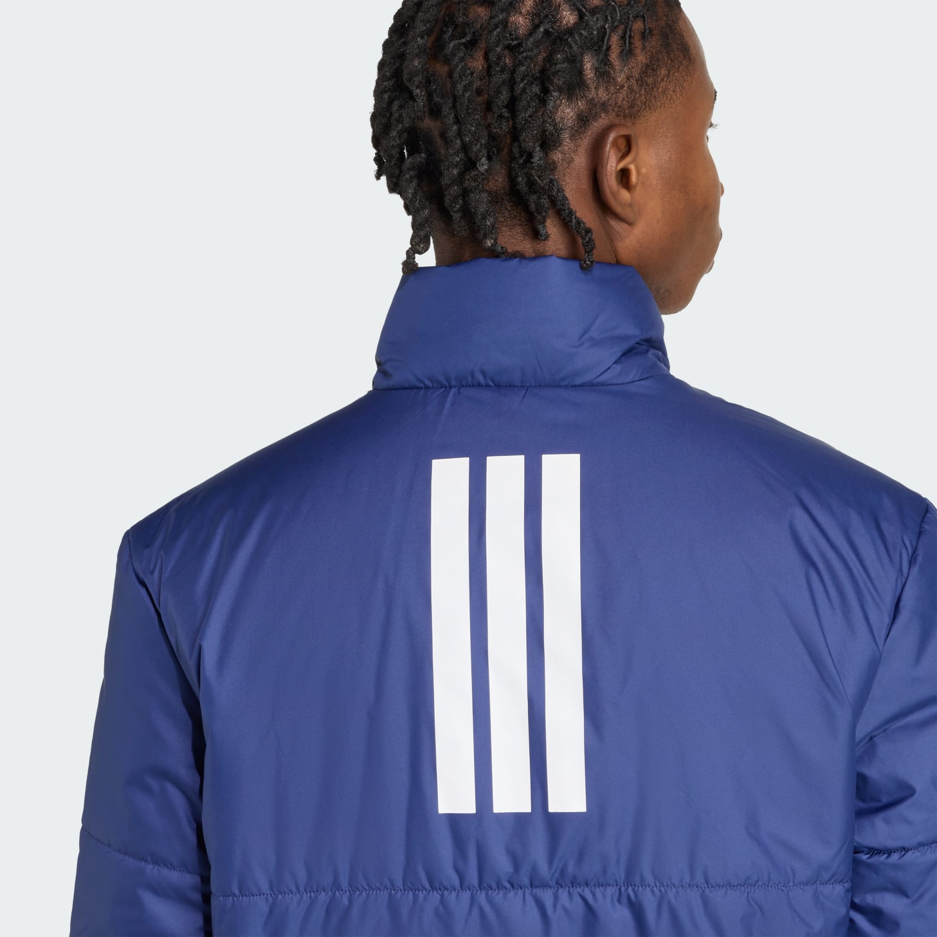Men's Clothing - BSC Climawarm 3-Stripes Insulated Jacket - Blue | adidas Saudi Arabia