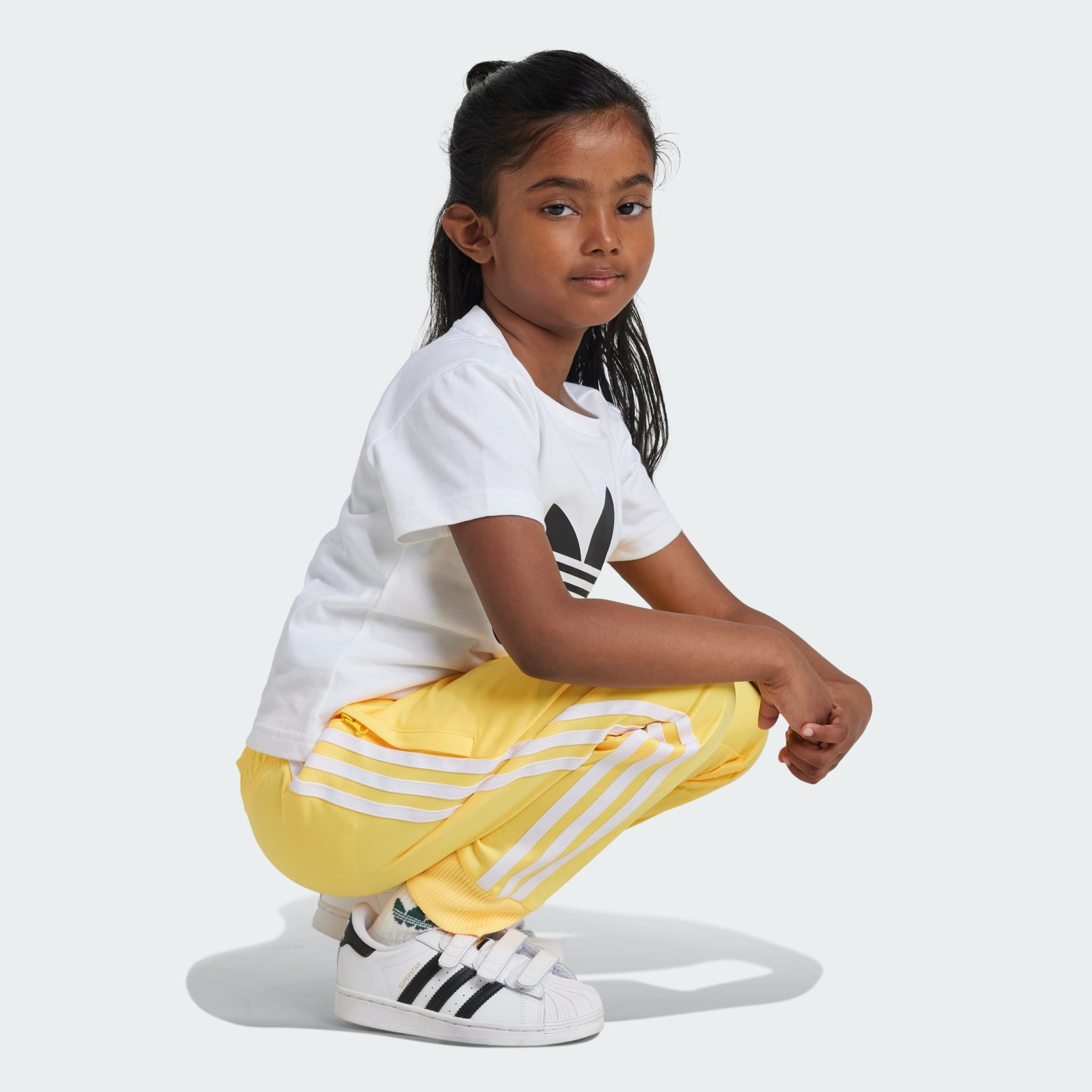 adidas Adicolor Trefoil Tee Kids - White | adidas UAE